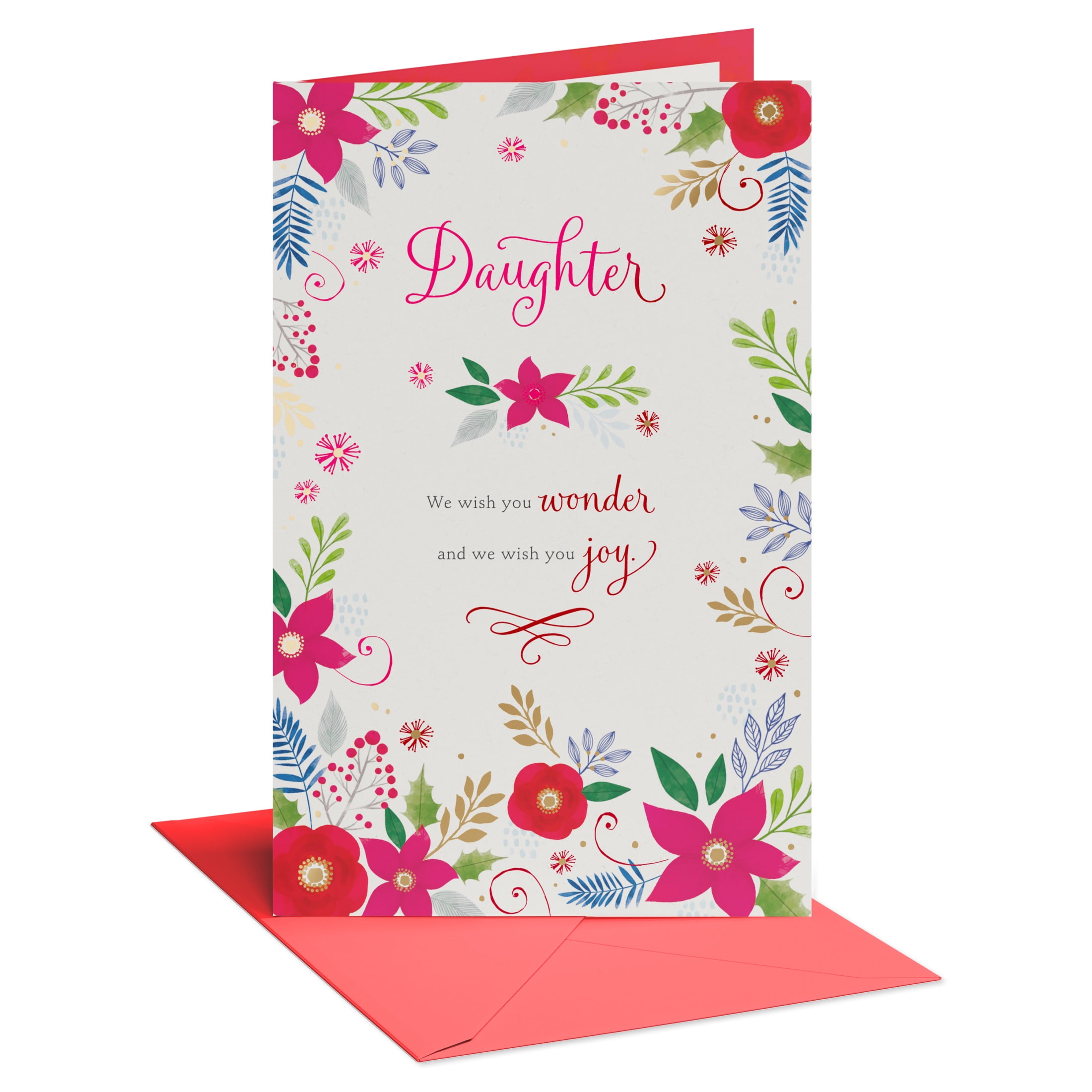 American Greetings Christmas Card for Daughter (Wish You Joy) - Walmart.com