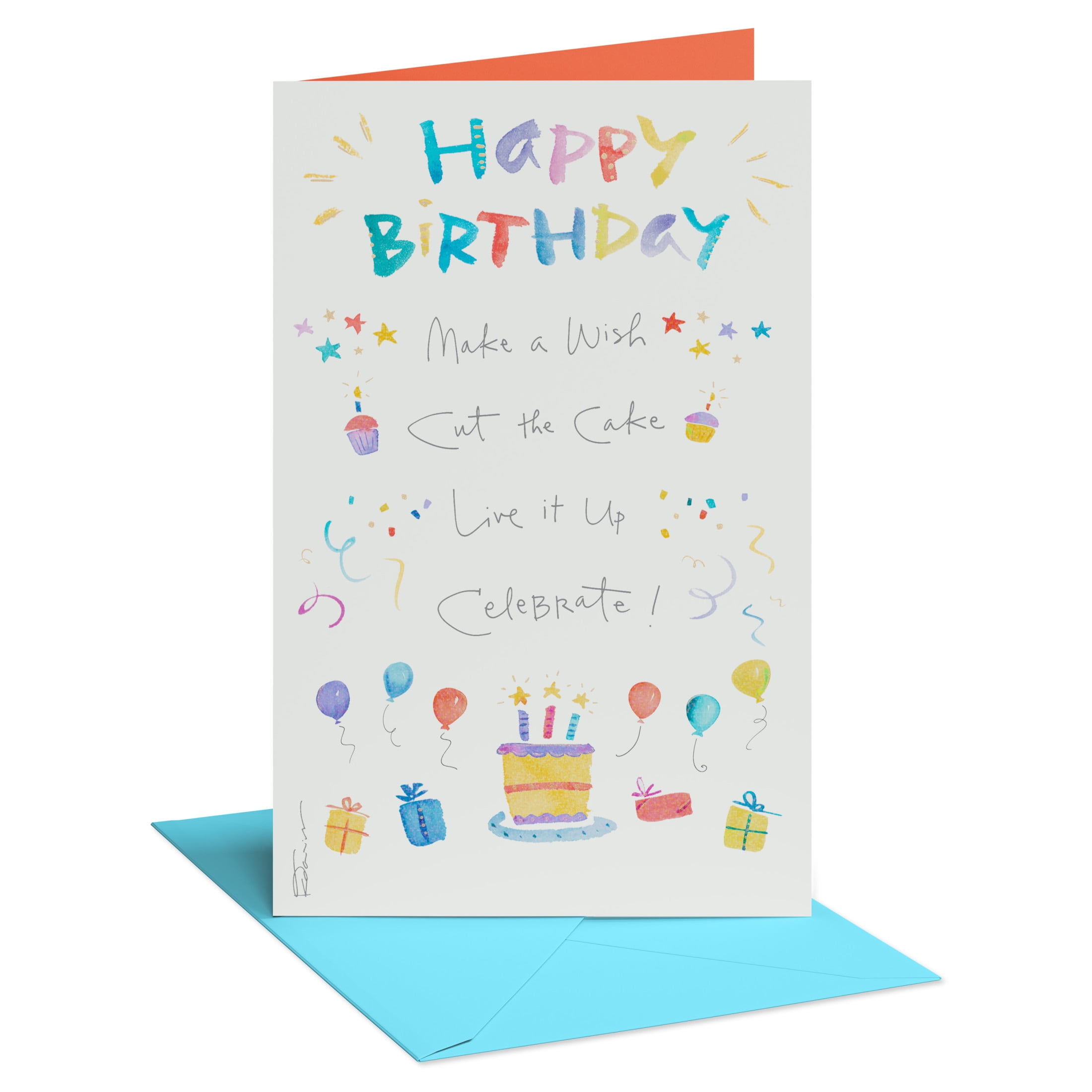 American Greetings Birthday Card for Anyone (Make A Wish) - Walmart.com