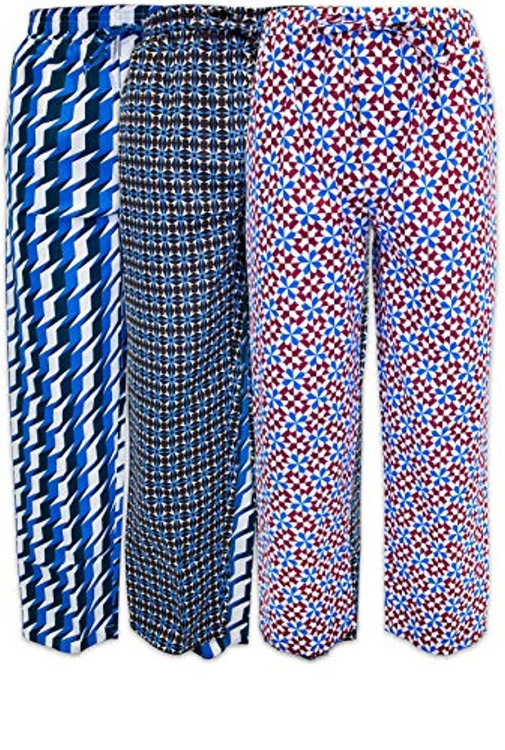 AMERICAN HEAVEN Men's Woven Pajama Pants, Lounge & Sleep PJ Bottoms ...