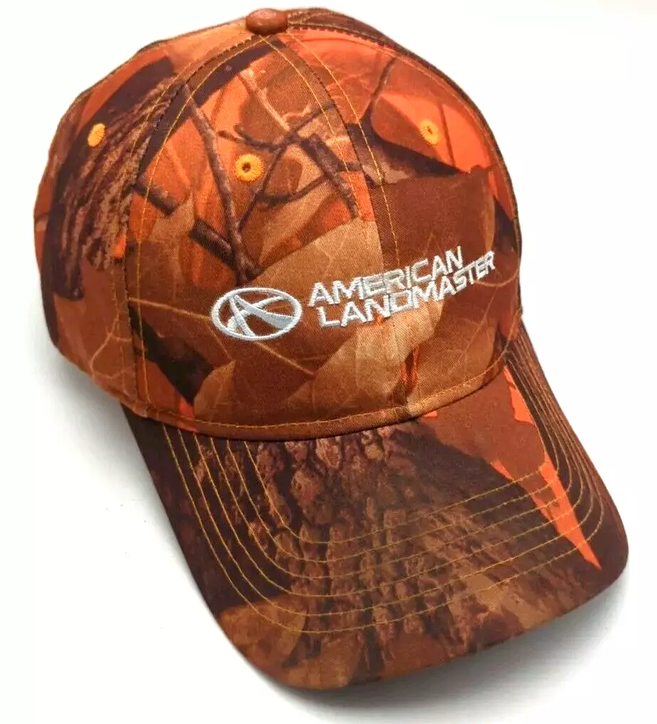 AMERICAN LANDMASTER hat camouflage orange adjustable cap UTV - Walmart.com