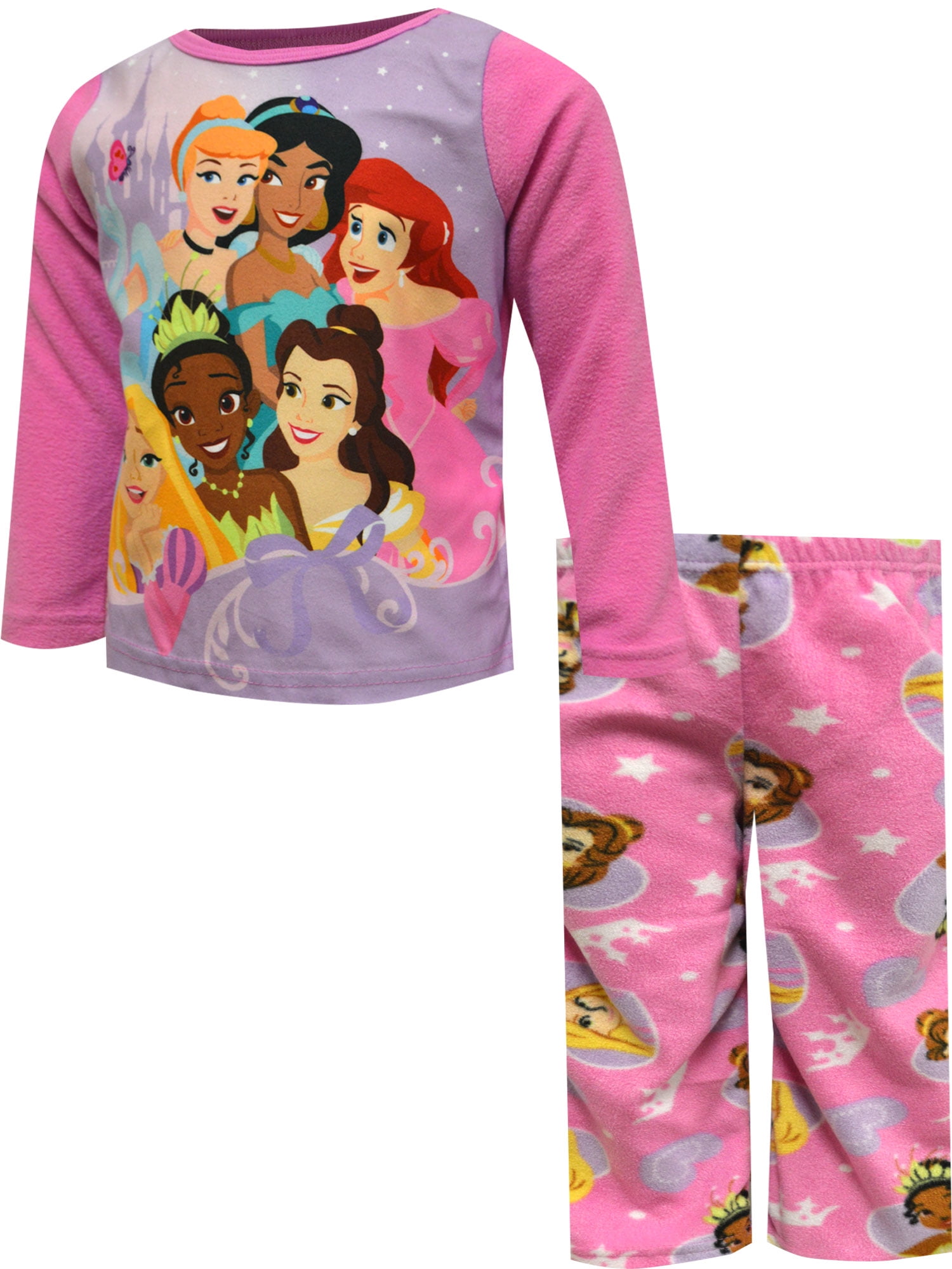 AMERICAN MARKETING ENTERPRISES Kids Disney Princesses Sleepwear, Pink ...