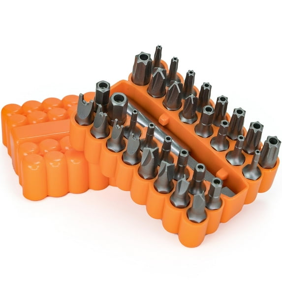 AMERICAN MUTT TOOLS 33pc Bit Set - Includes Torx, Metric and SAE Hex ...