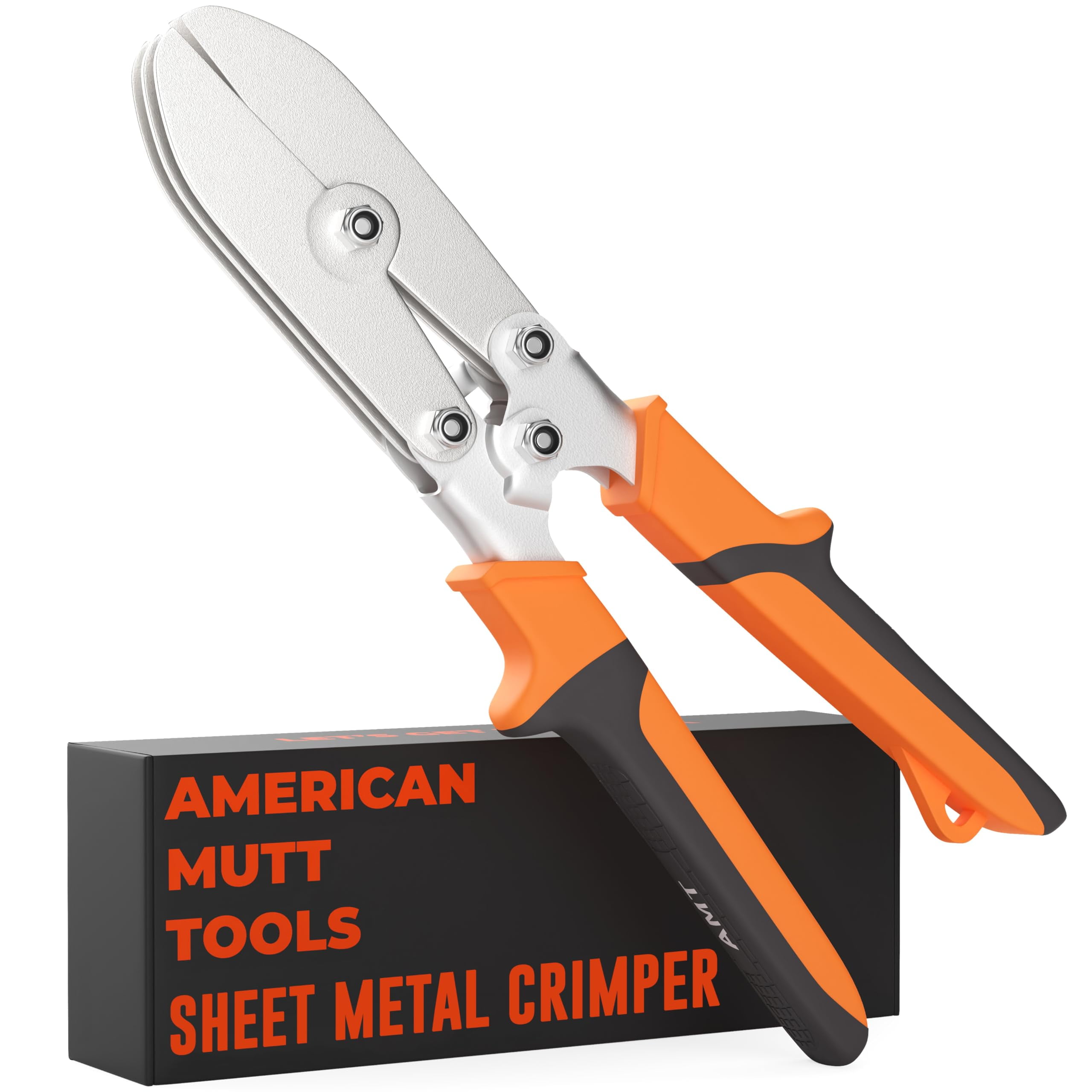 AMERICAN MUTT TOOLS 5 Blade Sheet Metal Crimper Crimp 24ga Steel and ...