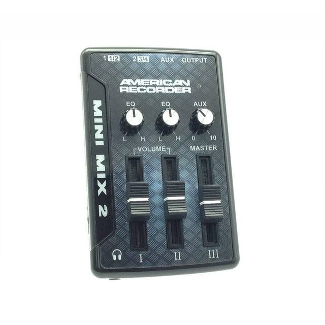 AMERICAN RECORDER Audio Mixer with USB Interface - Walmart Business ...