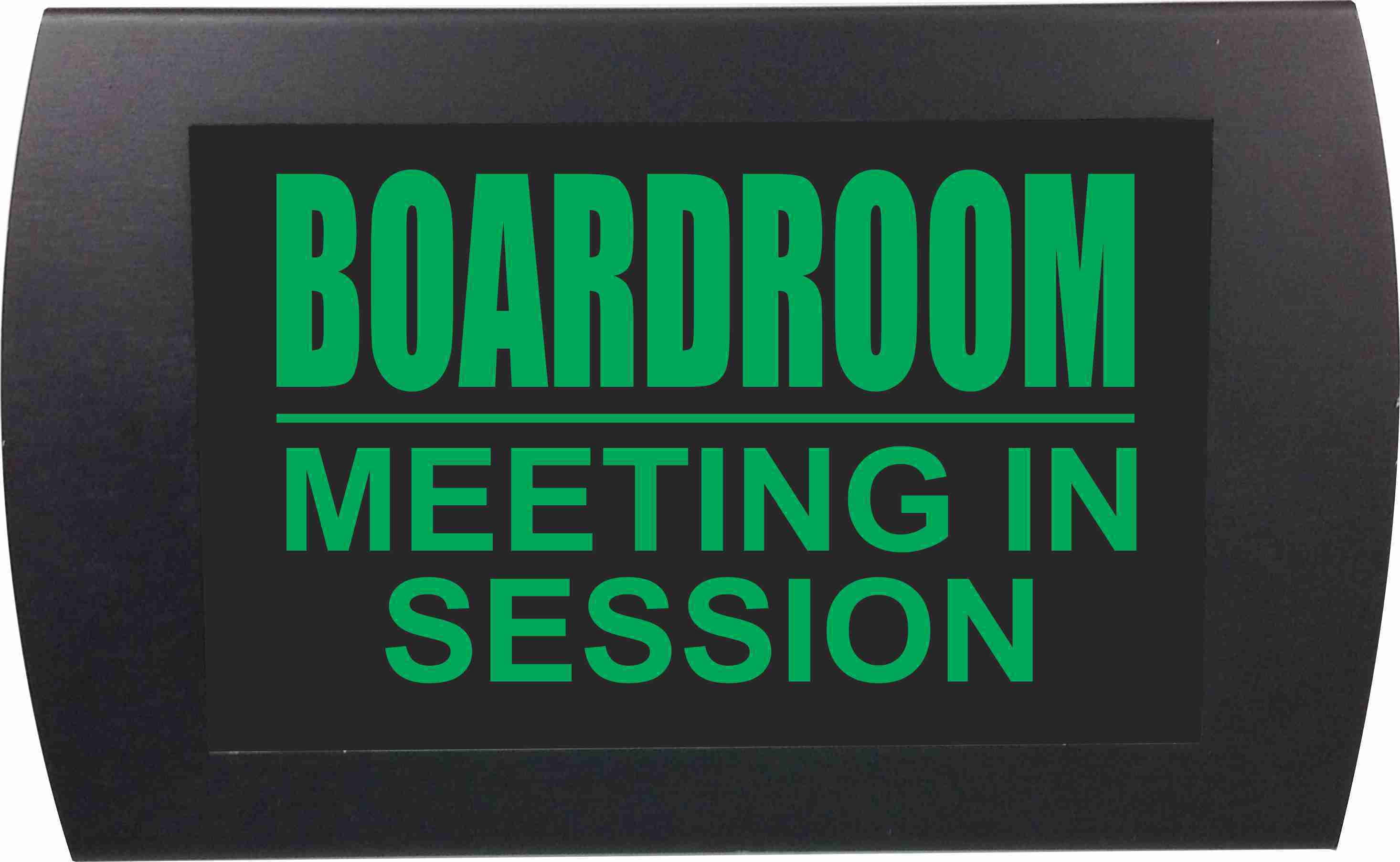 AMERICAN RECORDER - "BOARDROOM MEETING IN SESSION" LED Lighted Sign ...