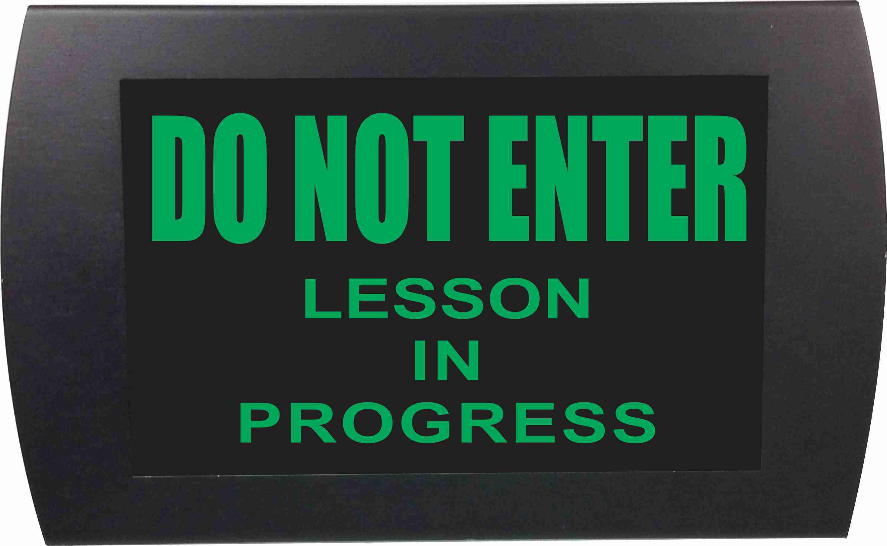 AMERICAN RECORDER - "DO NOT ENTER LESSON IN PROGRESS" LED Lighted Sign ...