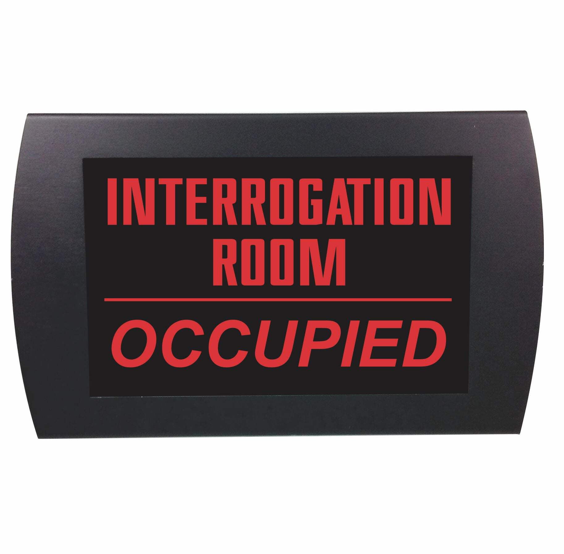 AMERICAN RECORDER "INTERROGATION ROOM OCCUPIED" - LED Lighted Sign ...