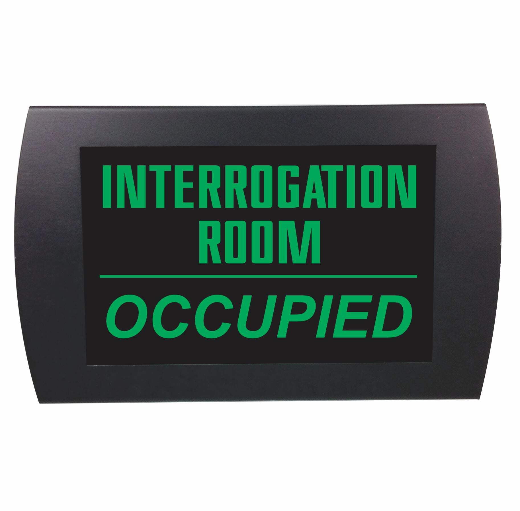 AMERICAN RECORDER "INTERROGATION ROOM OCCUPIED" - LED Lighted Sign ...