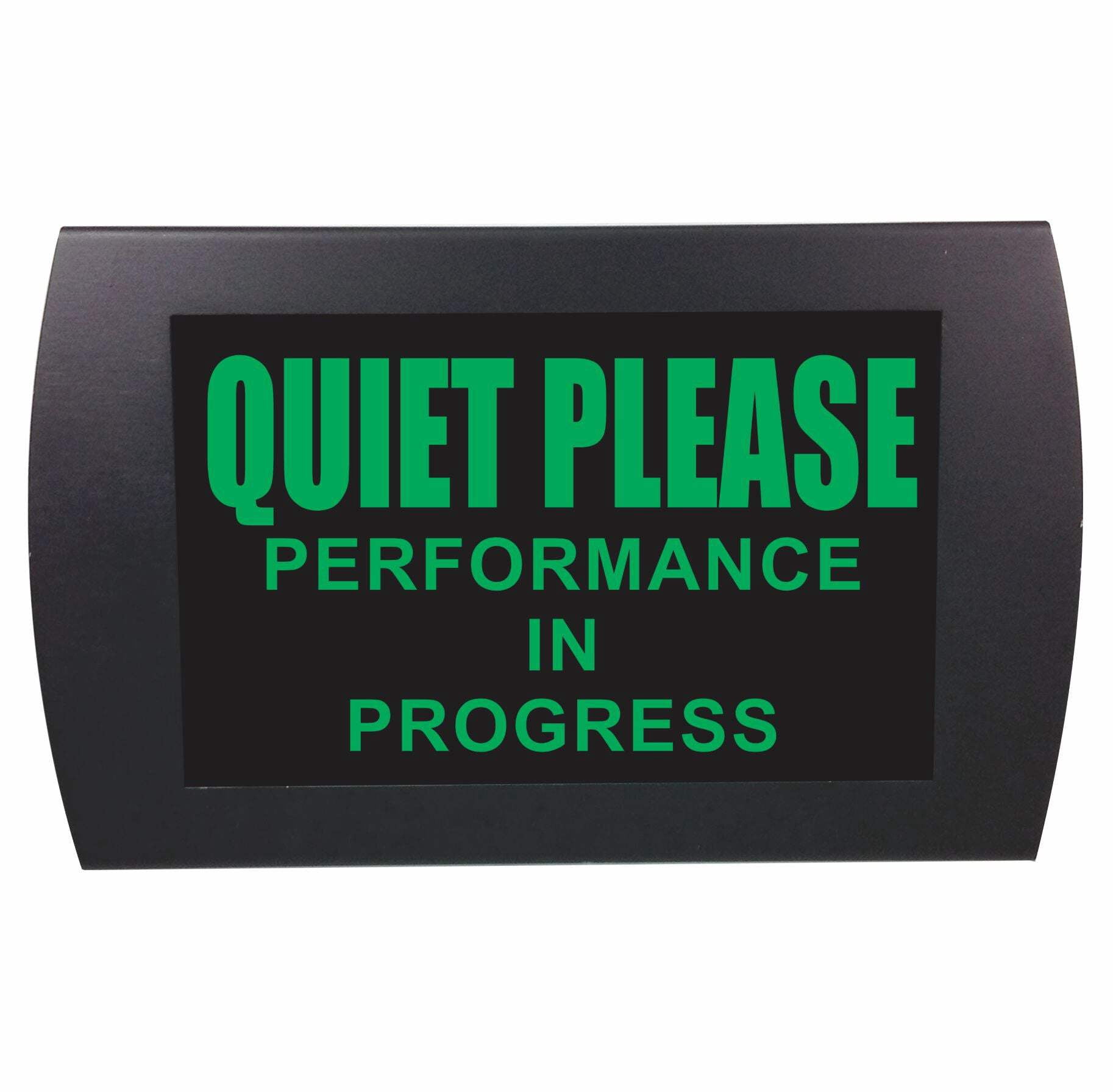 AMERICAN RECORDER - "QUIET PLEASE Performance in Progress" LED Lighted ...