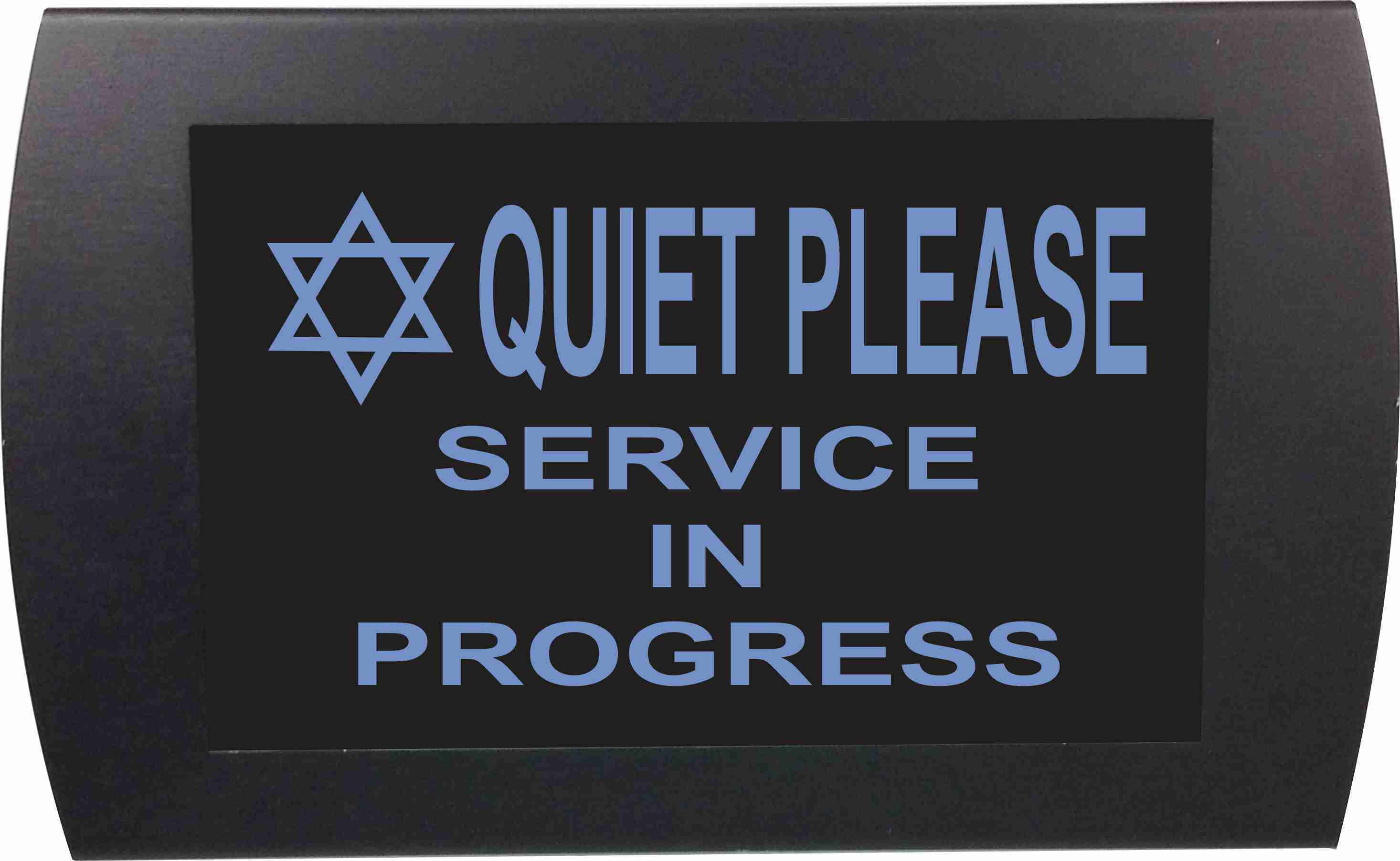 AMERICAN RECORDER - "QUIET PLEASE SERVICE IN PROGRESS" with Star of ...