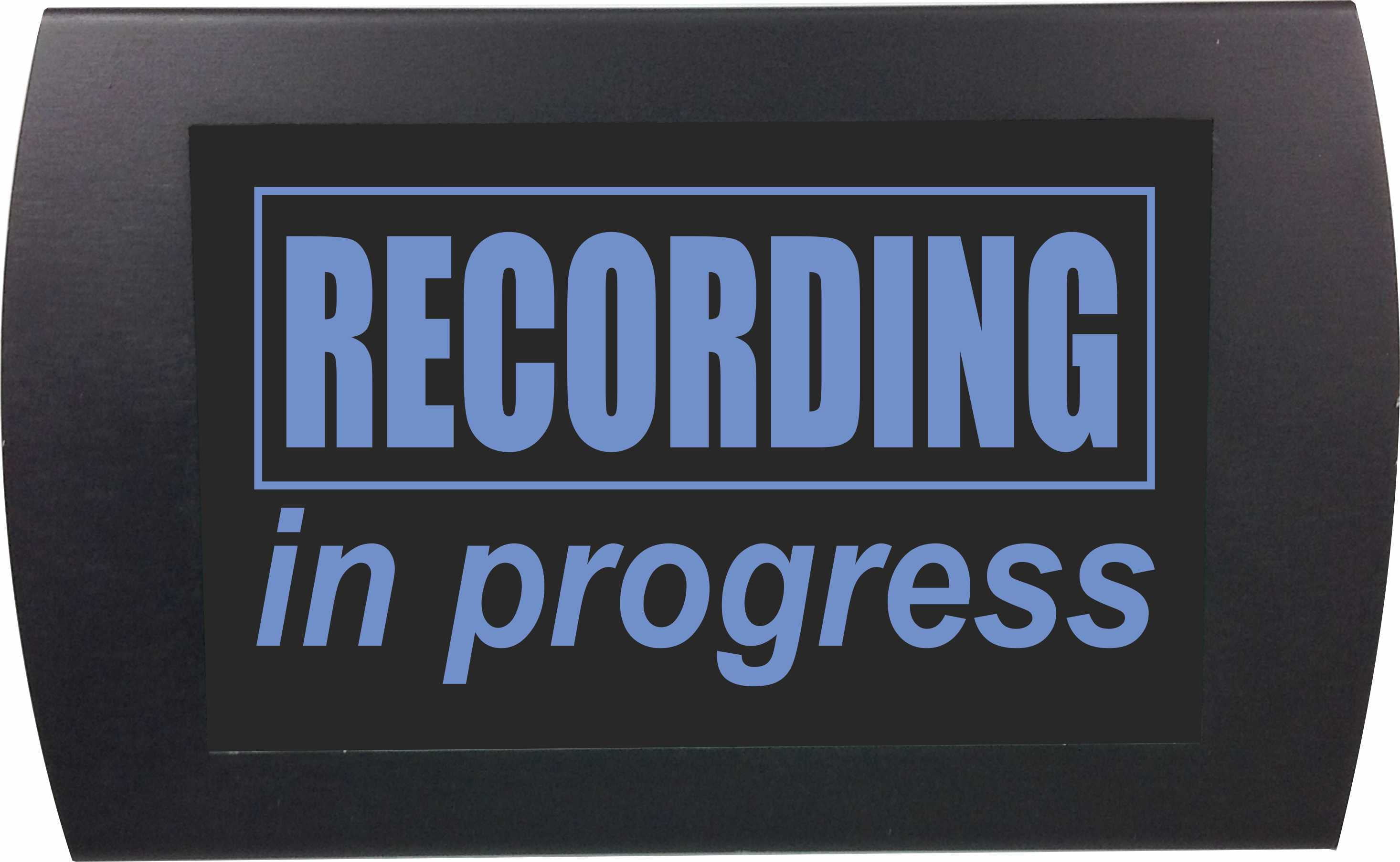 AMERICAN RECORDER - "RECORDING IN PROGRESS" LED Lighted Sign - Walmart.com