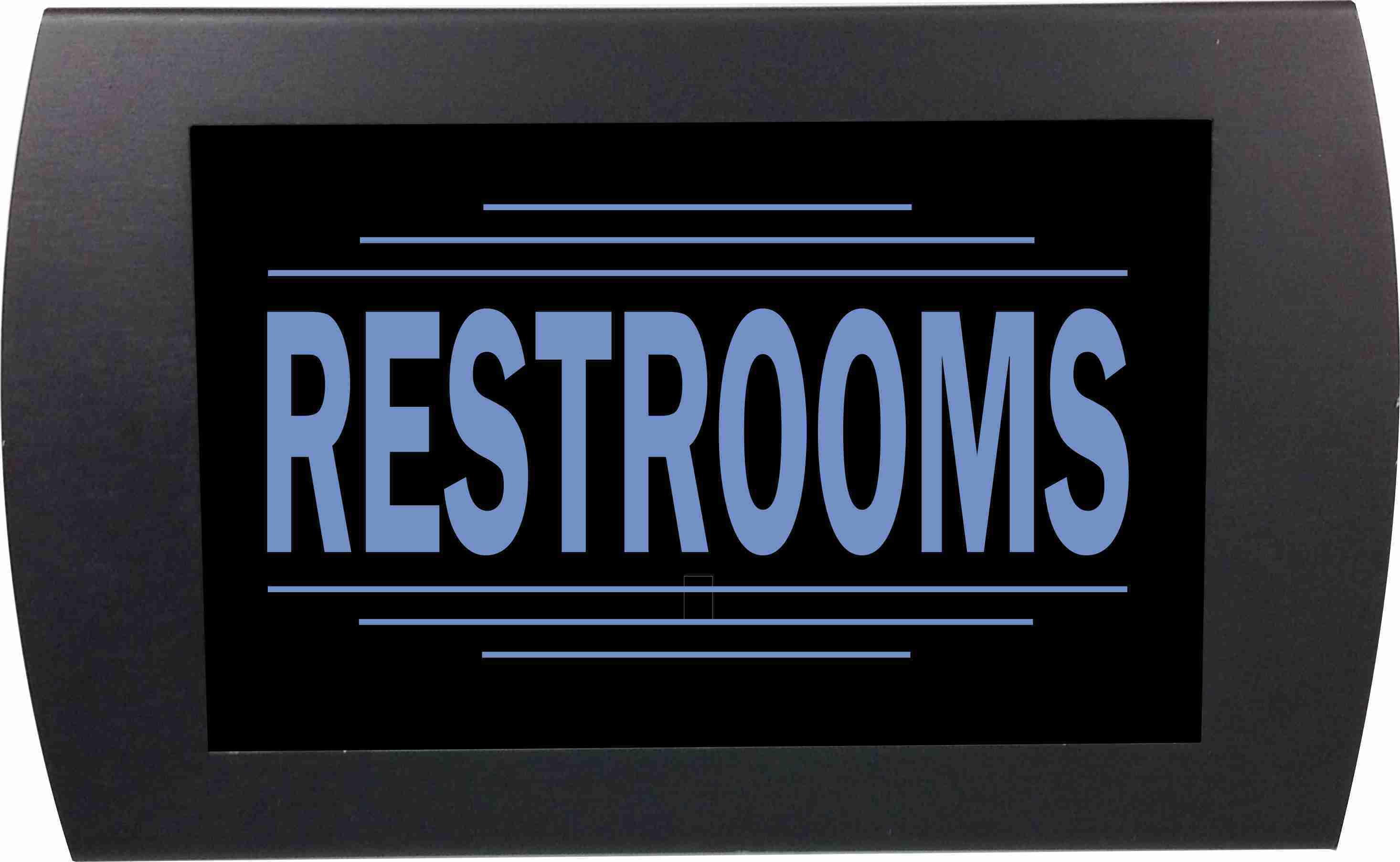 AMERICAN RECORDER - "RESTROOMS" LED Lighted Sign - Walmart.com