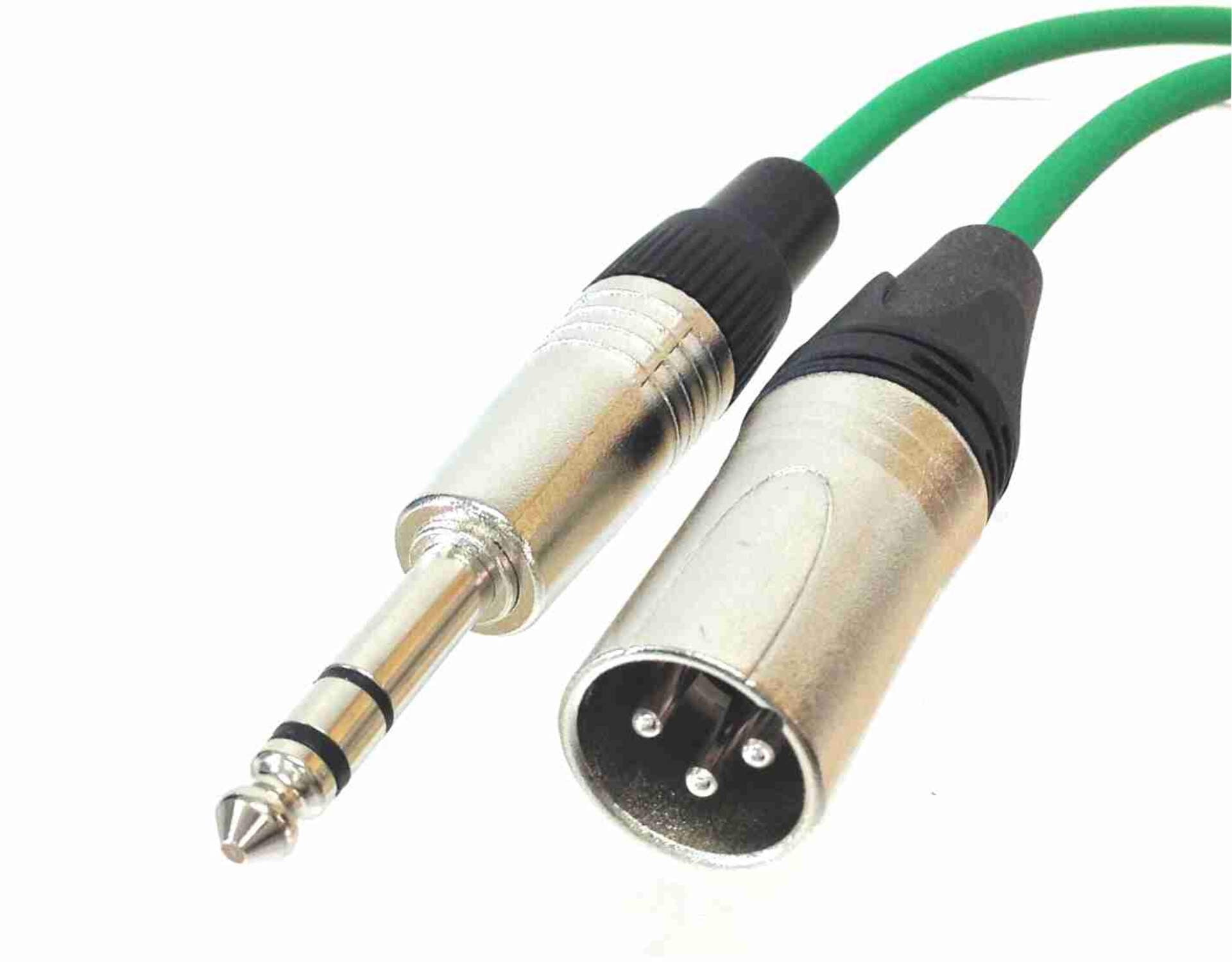 AMERICAN RECORDER XLR Quad Microphone Cable with XLR Male to 1/4" TRS ...