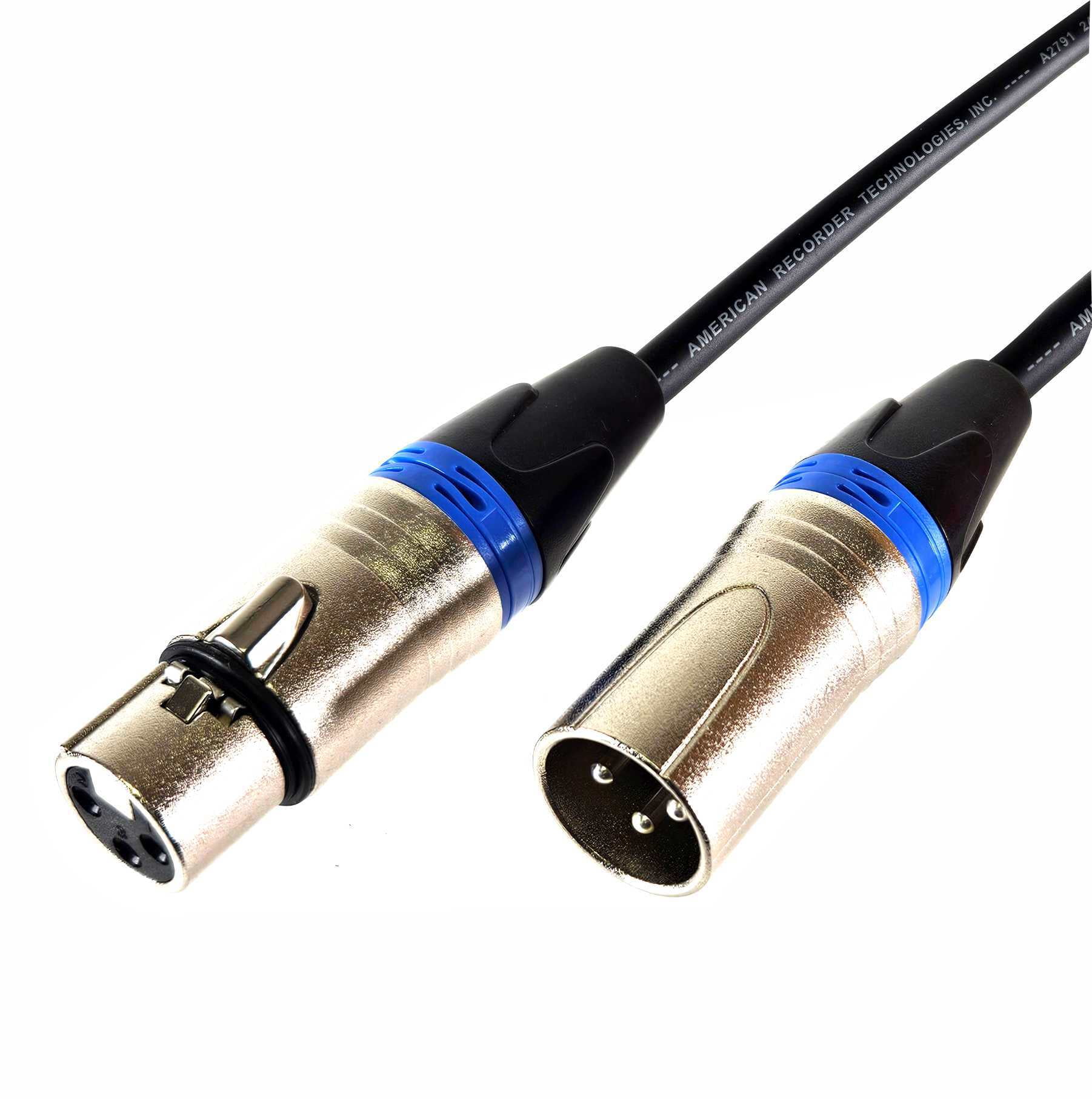 AMERICAN RECORDER XLR to XLR Balanced Microphone Cable - Blue - Walmart.com