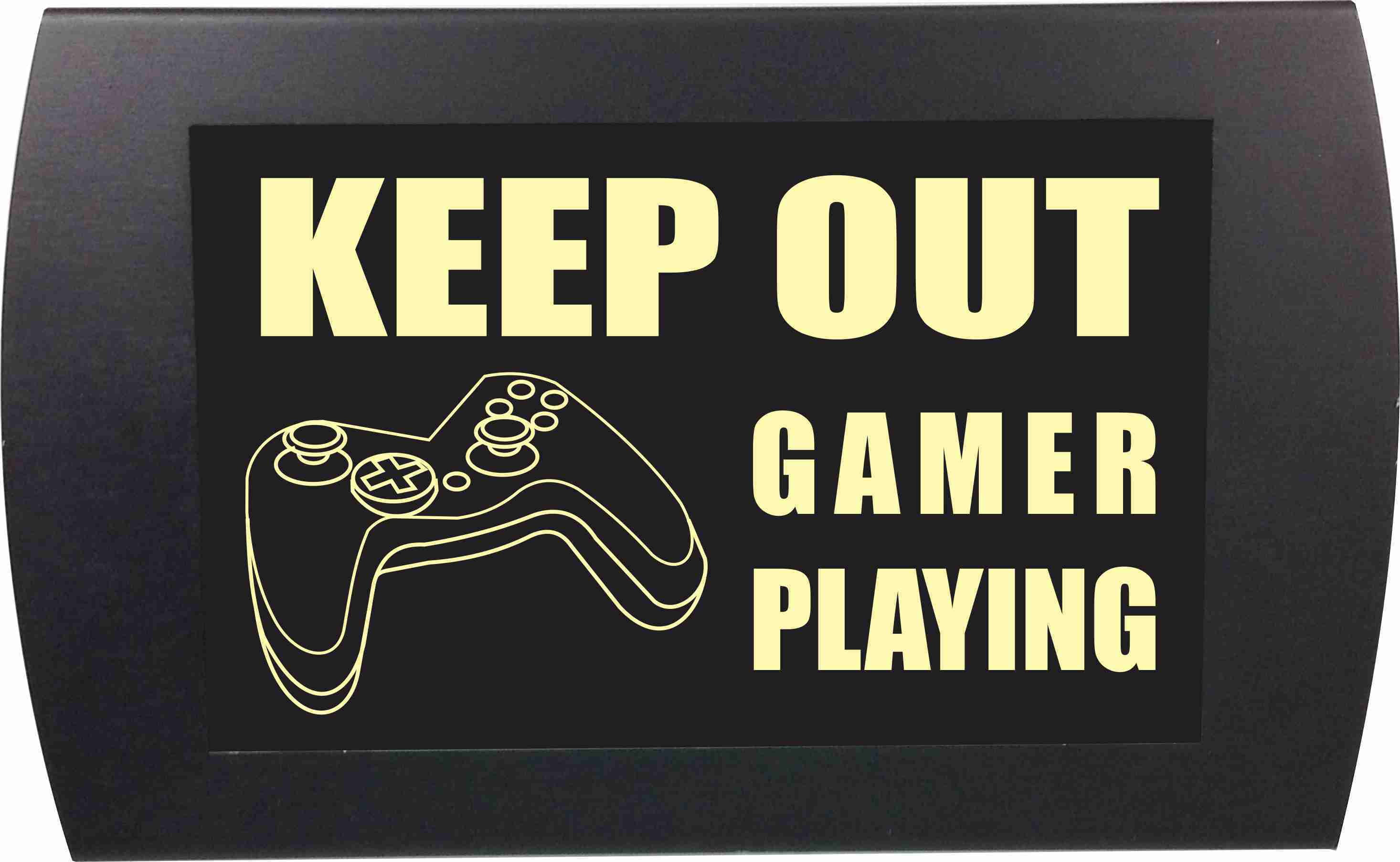 AMERICAN RECORDER - "KEEP OUT GAMER PLAYING" LED Lighted Sign - Walmart.com