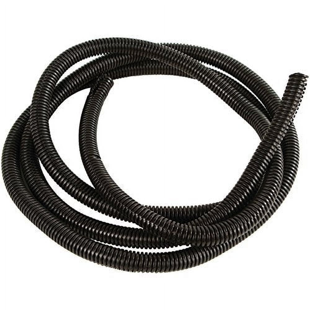 AMERICAN TERMINAL 27061 Black Split-Loom Cable Tubing, 100ft (.63 ...