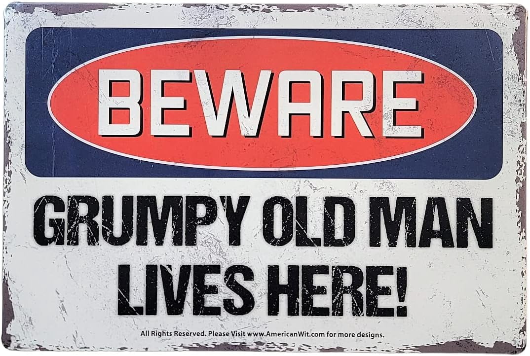 AMERICAN WIT 8" x 12" Metal Tin Sign Retro Vintage Rustic Rusty Antique ...
