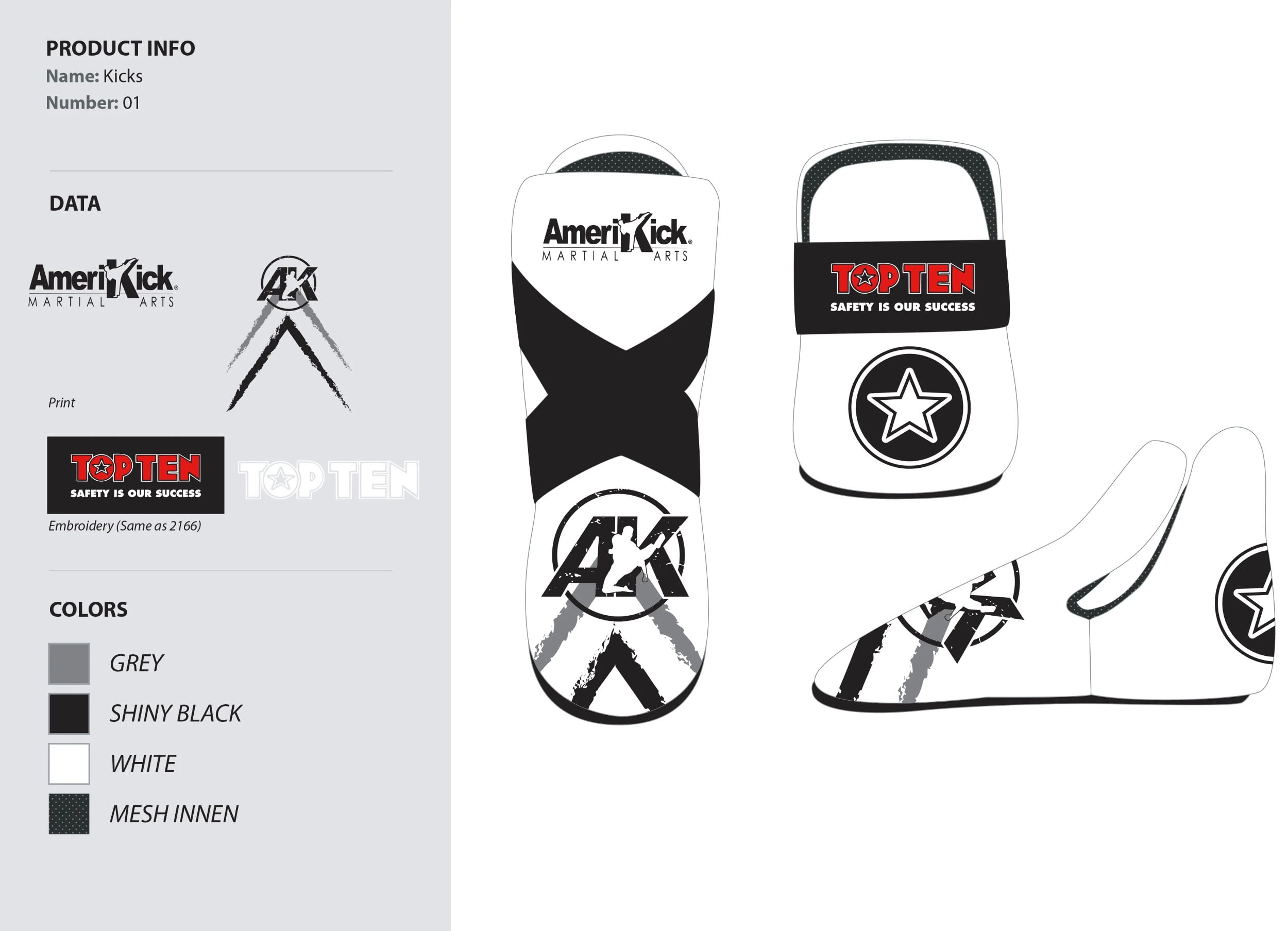AMERIKICK TOP TEN KICKS MODEL 2022-2023, 3067-96LA22 - Walmart.com