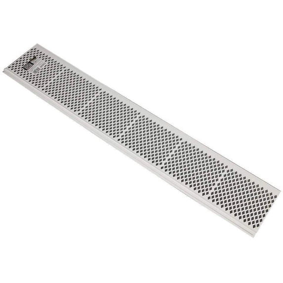 Amerimax Home Products Snap-In Gutter Guard, 3Ft White Plastic, Durable ...