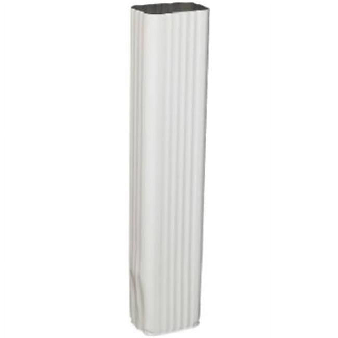 AMERIMAX HOME PRODUCTS Gutter Downspout Extension, White Galvanized ...