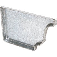 Amerimax 4 In. Galvanized K-Style Left Gutter End Cap 15205 - Walmart.com