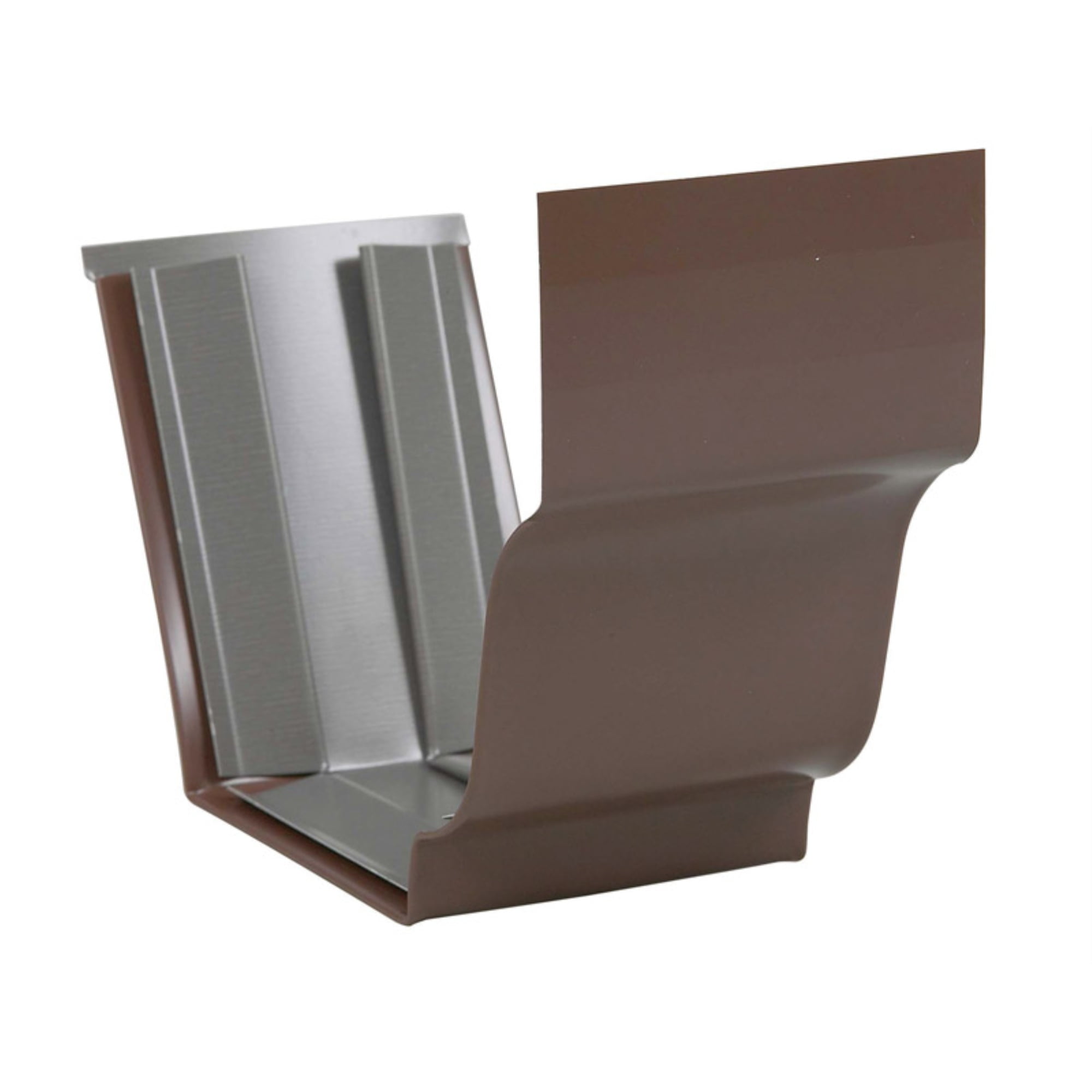 AMERIMAX HOME PRODUCTS Gutter Slip Joint Connectors, Brown Aluminum, 5 ...