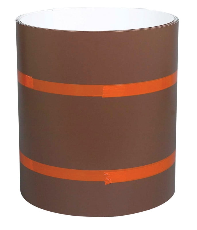 AMERIMAX HOME PRODUCTS Trim Coil, White/Brown Painted Aluminum, 10-In ...
