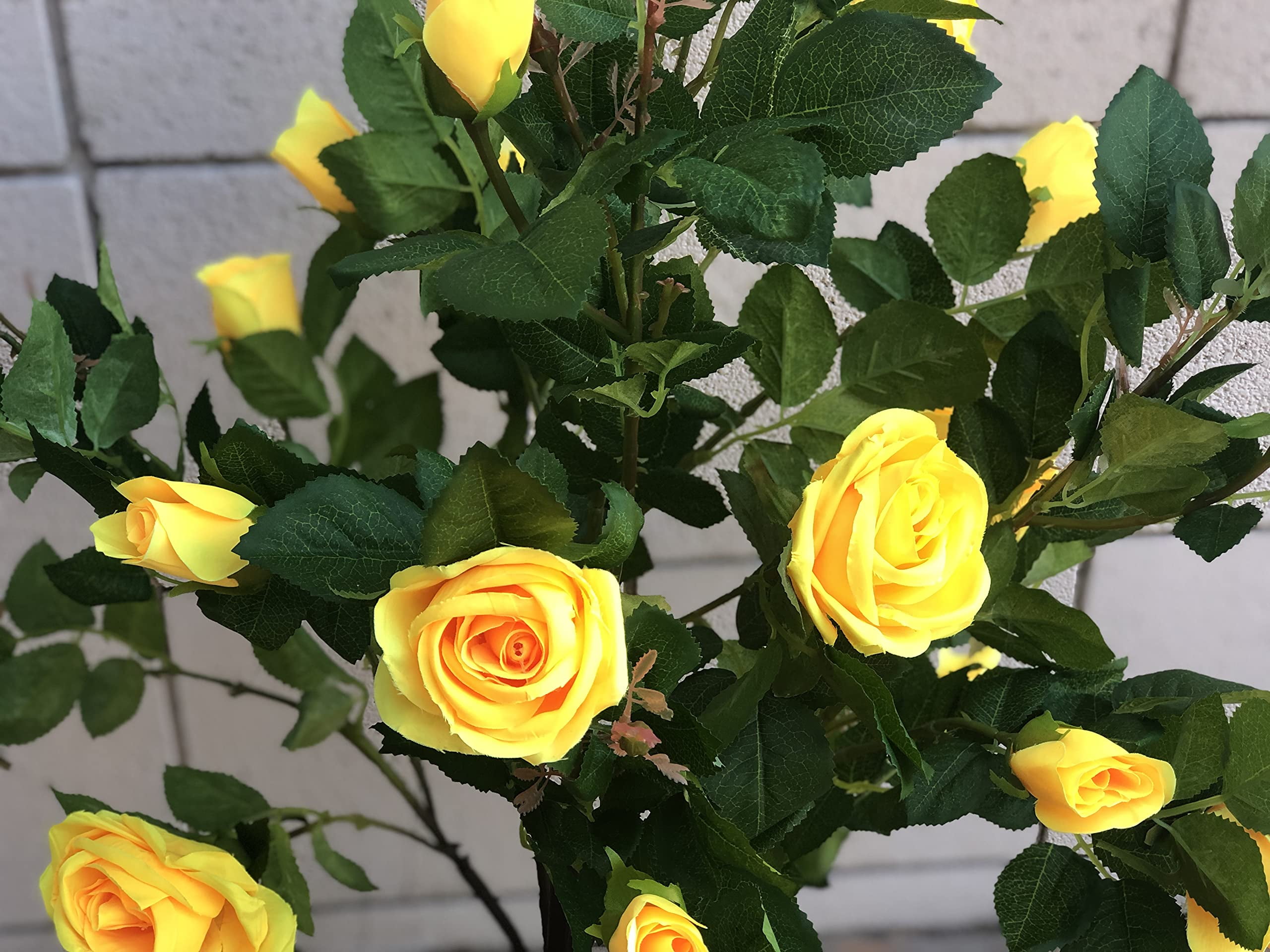 AMERIQUE Pair 3.7 Feet Gorgeous & Lifelike Artificial Blooming Trees 19 ...