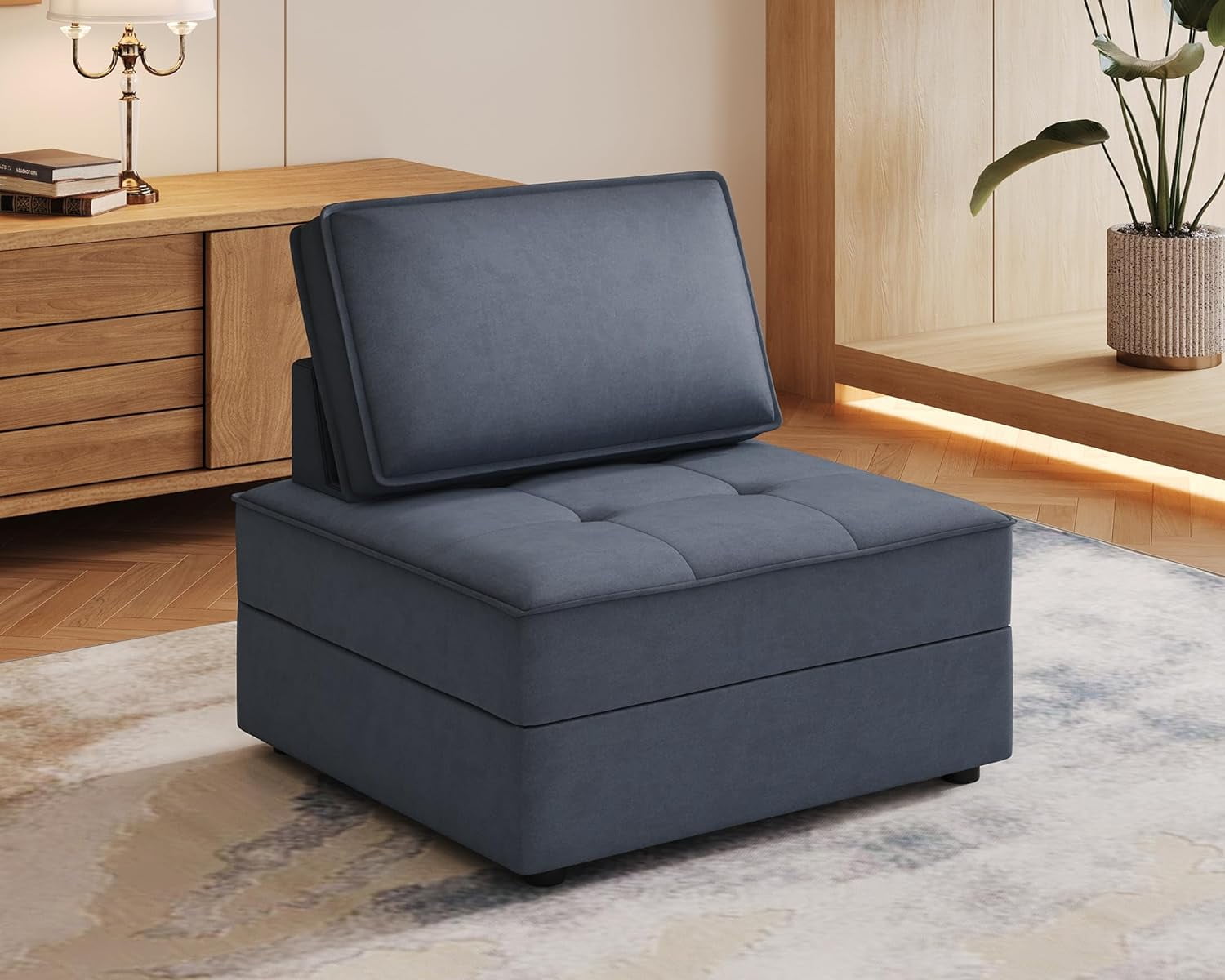 VANACC Sectional Sofa, Sectional Couch, 32" Seat Depth Oversized Couch ...