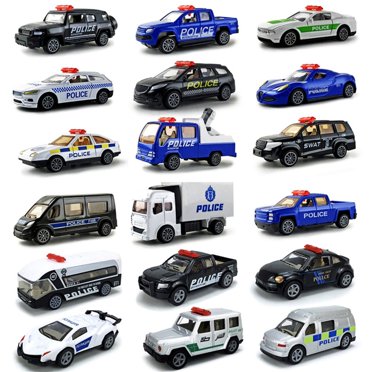 Dickie Toys - Push and Play SOS Police Patrol Car - Walmart.com