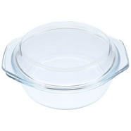 Simax Casserole Dish with Lid Microwave & Oven Safe Clear Glass ...