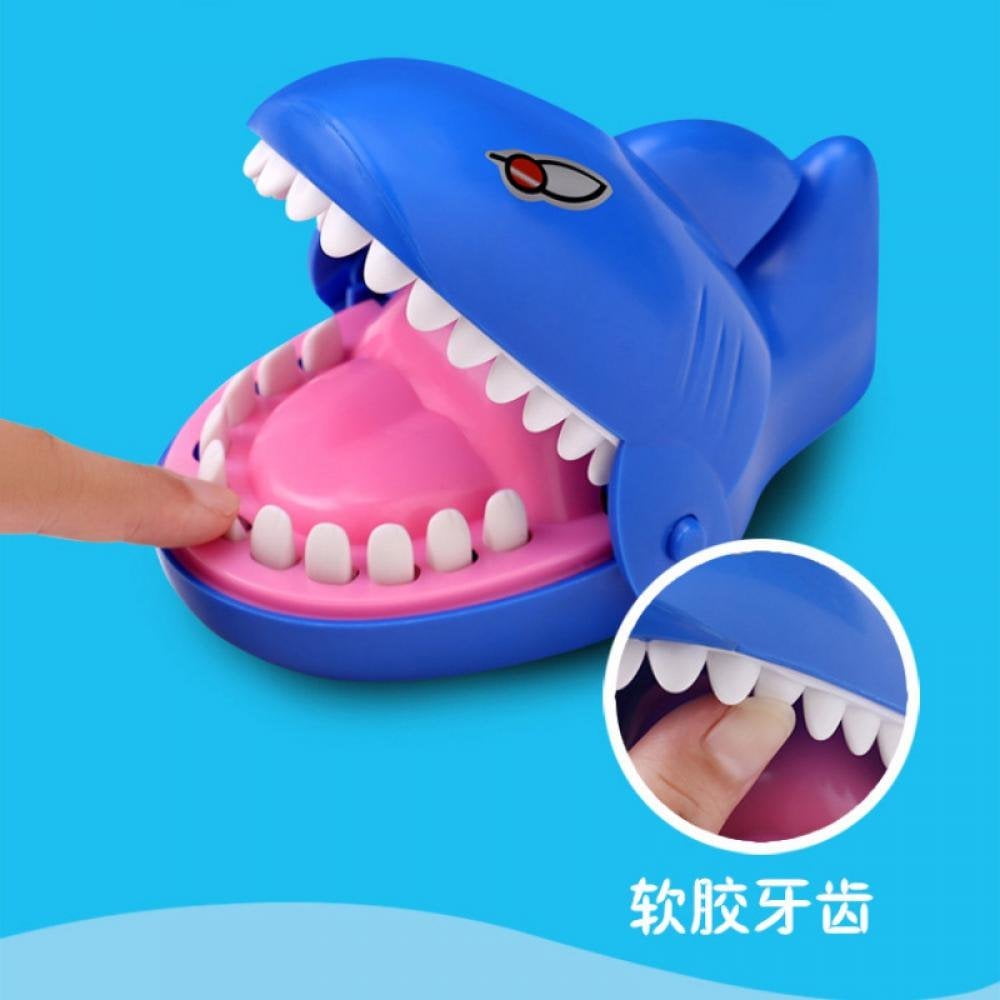 AMERTEER Snappy Shark Game Touch Teeth Snapping Shark Shark Bite Tooth ...