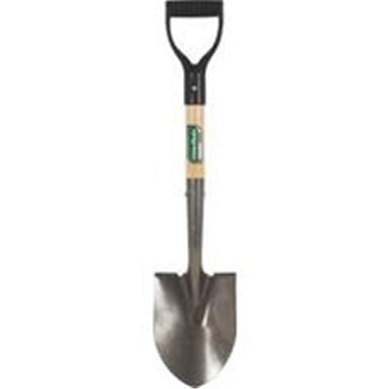 AMES 163037900 Mini Shovel, 6 in W x 8 in L, Carbon Steel, 27 in, D ...