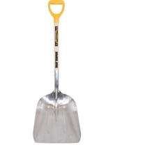 Garant #8 Silver Aluminum Grain Scoop with D-Grip and Wood Handle ...