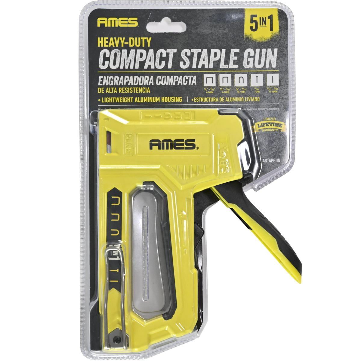 AMES Heavy Duty 5-in-1 Compact Staple Gun - Walmart.com