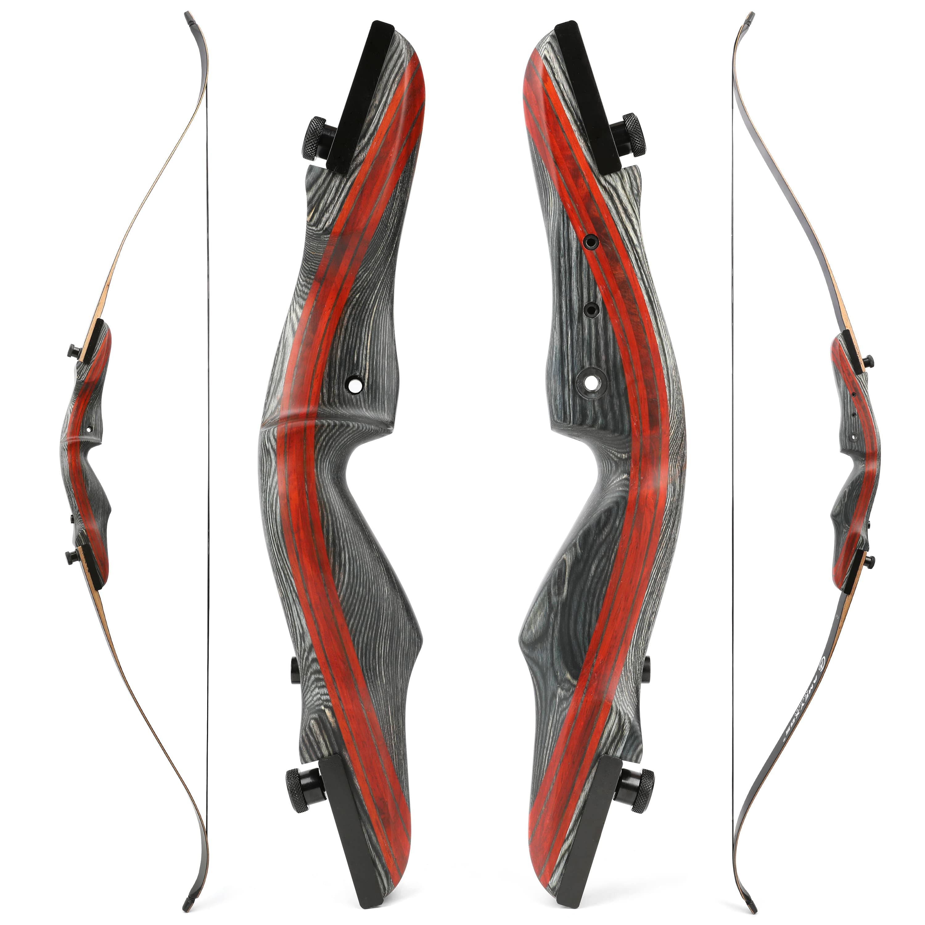 AMEYXGS 62" American Hunting Recurve Bow for Adult Beginners, RH, 20-50 ...