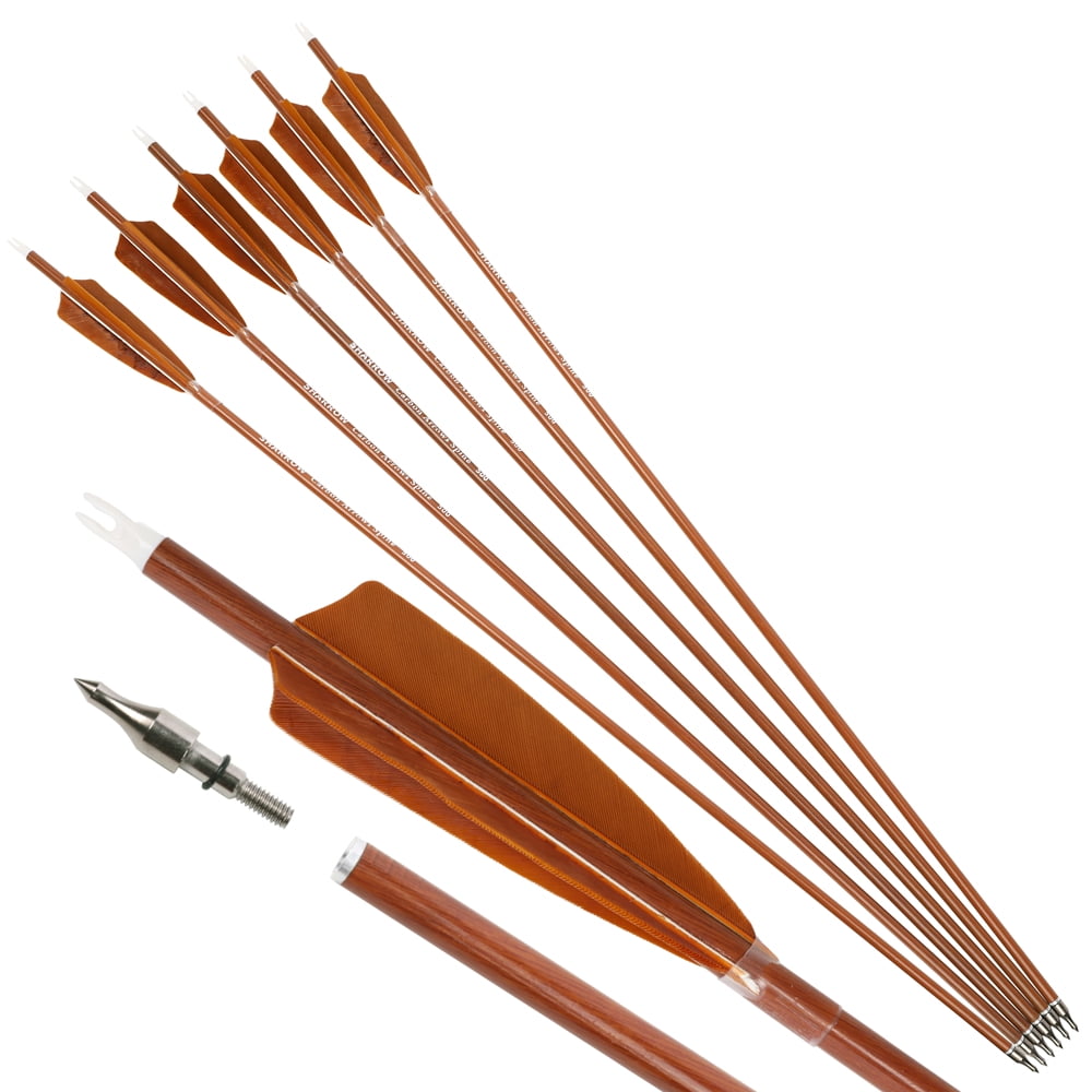 AMEYXGS ARCHERY Brown Carbon Arrow Shaft with Excellent Accuracy for ...