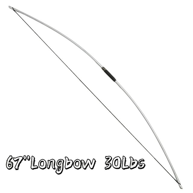 AMEYXGS Archery 67" Traditional Longbow Recurve Bow Target 25-120lbs ...