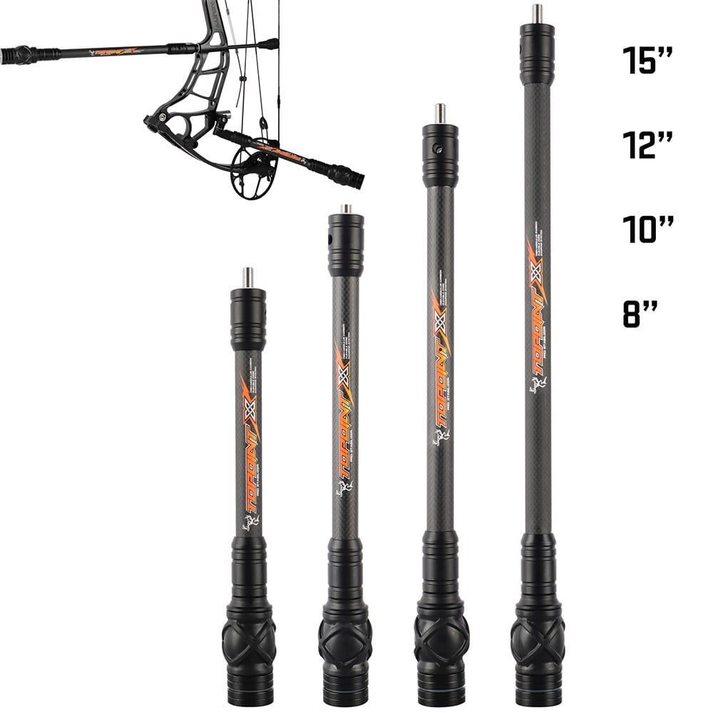 AMEYXGS Archery 8" 10" 12" 15" Compound Bow Stabilizer Carbon Balance ...