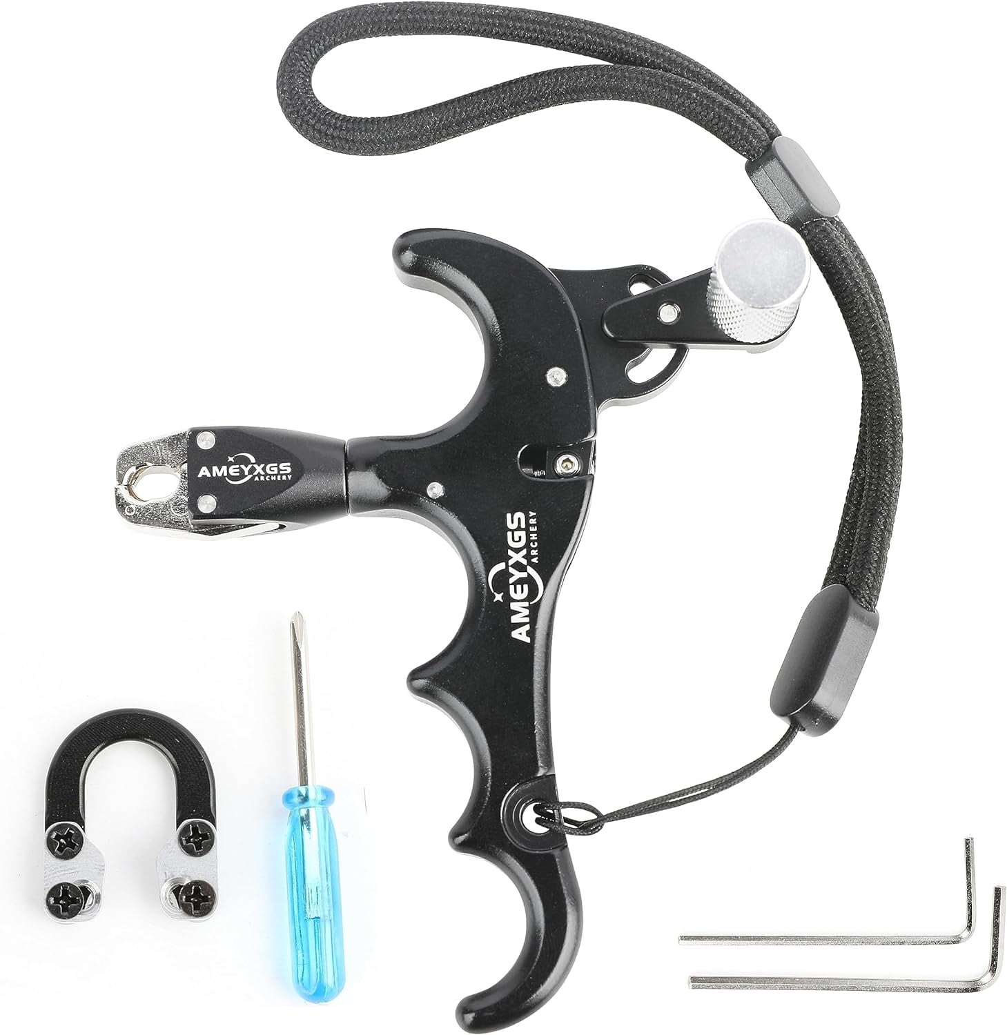 AMEYXGS Archery Bow Release for Compound Bows,Aluminum 360° Rotate ...