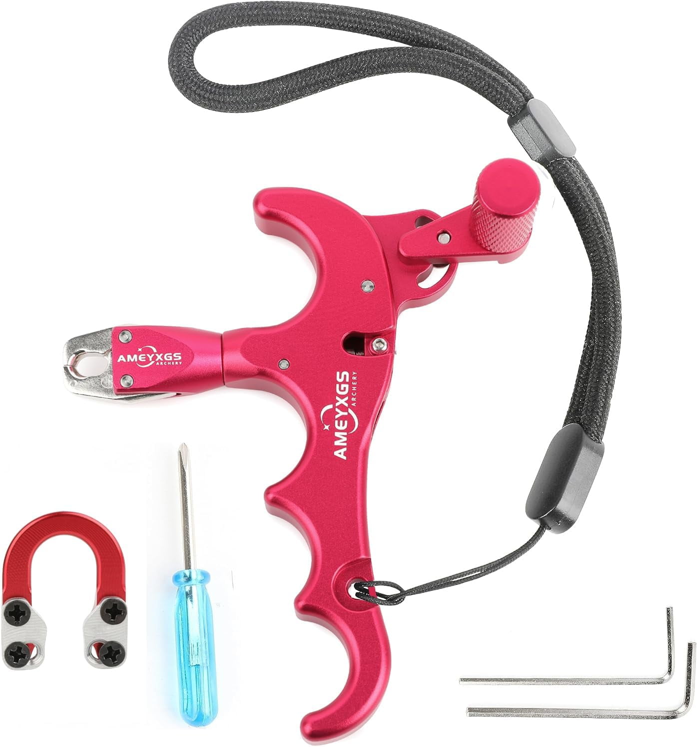 AMEYXGS Archery Bow Release for Compound Bows,Aluminum 360° Rotate ...