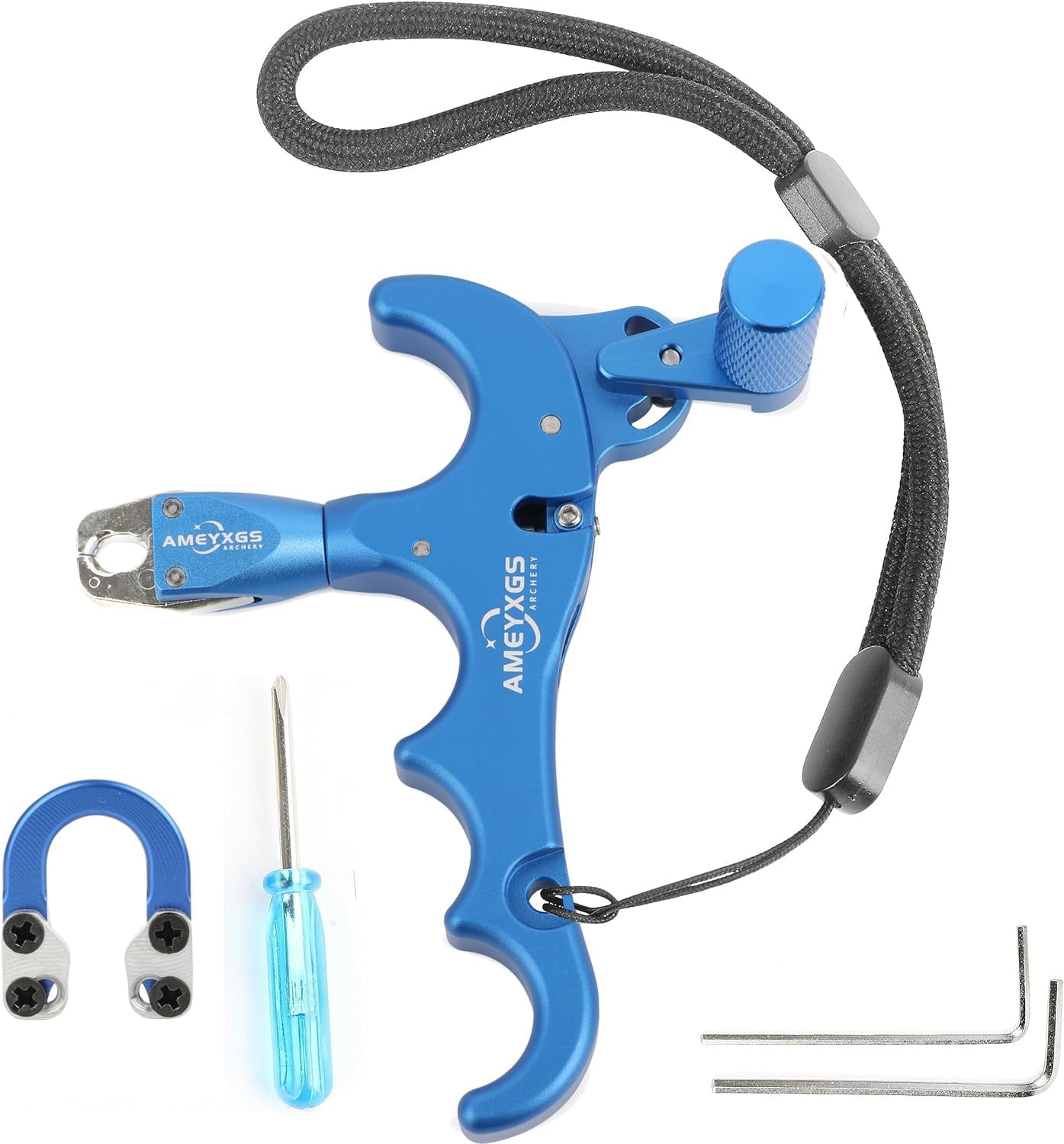 AMEYXGS Archery Bow Release for Compound Bows,Aluminum 360° Rotate ...