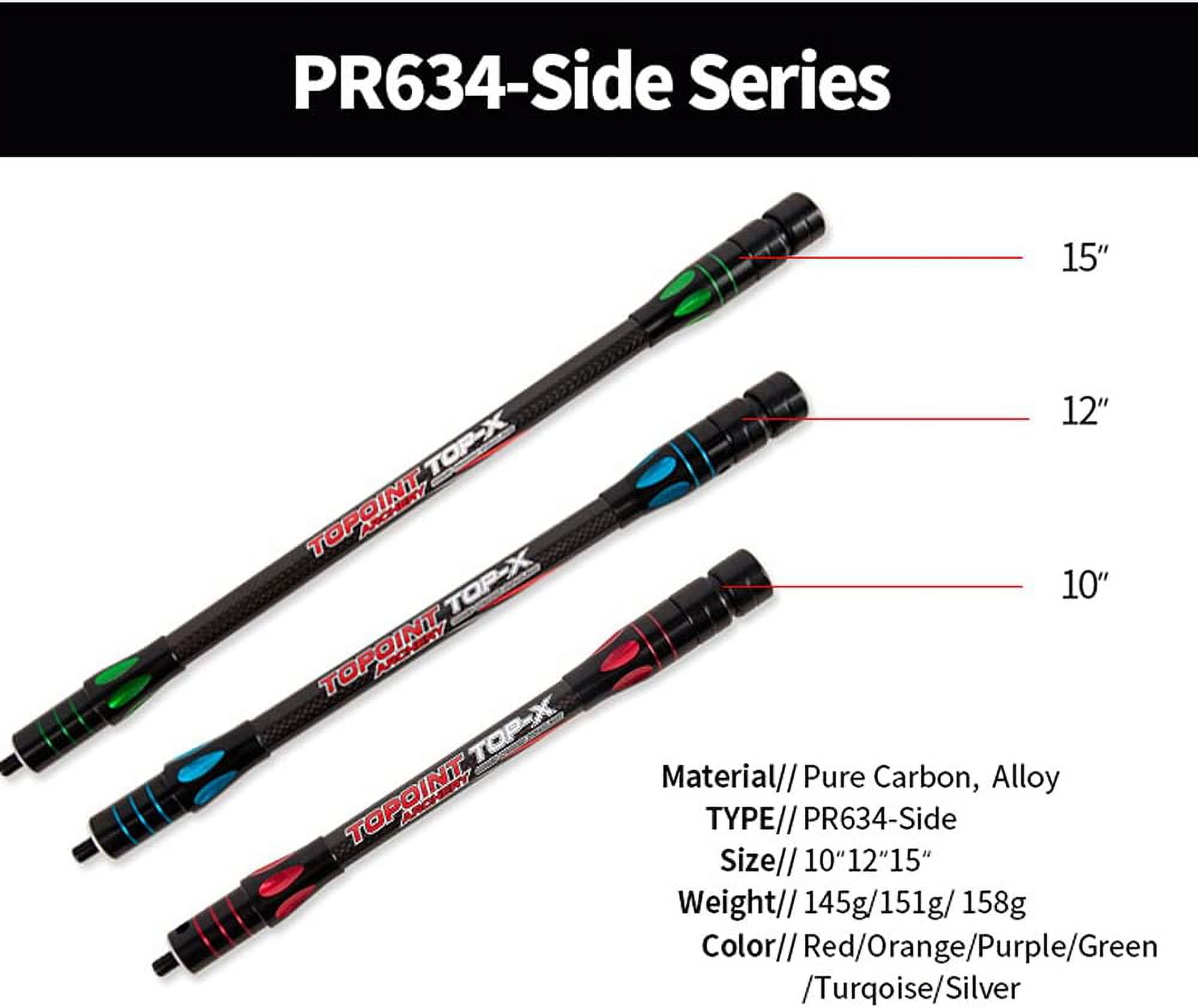 AMEYXGS Archery Bow Stabilizer Balance Bar Side Rod Stabilizer for ...