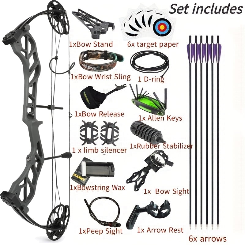 AMEYXGS Archery E8 Compound Bow Hunting Target Kit - Walmart.com