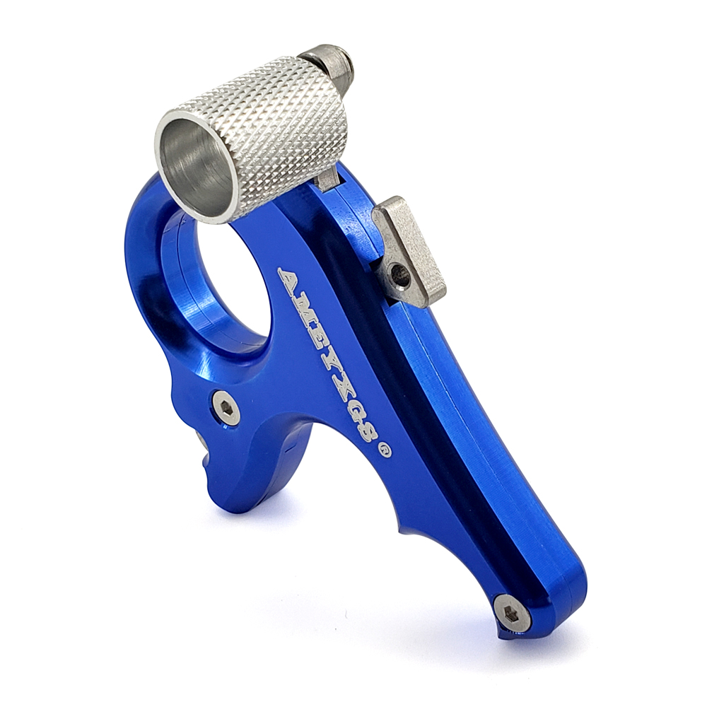AMEYXGS Three-finger Grip Releaser Manual Compound Bow Grip Blue ...