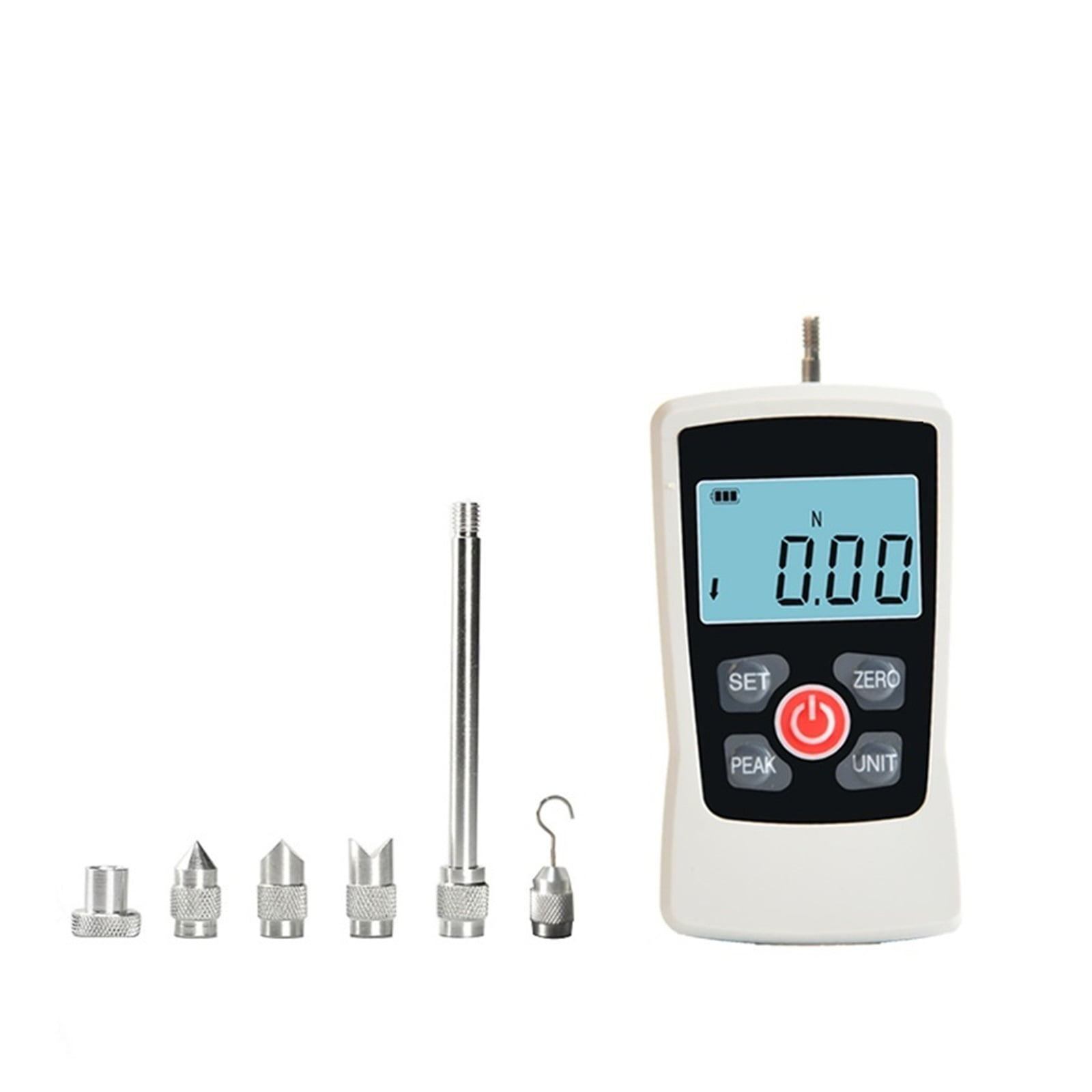 AMF N.M KG LB OZ Portable Force Meter Four Units Digital Force Gauge ...