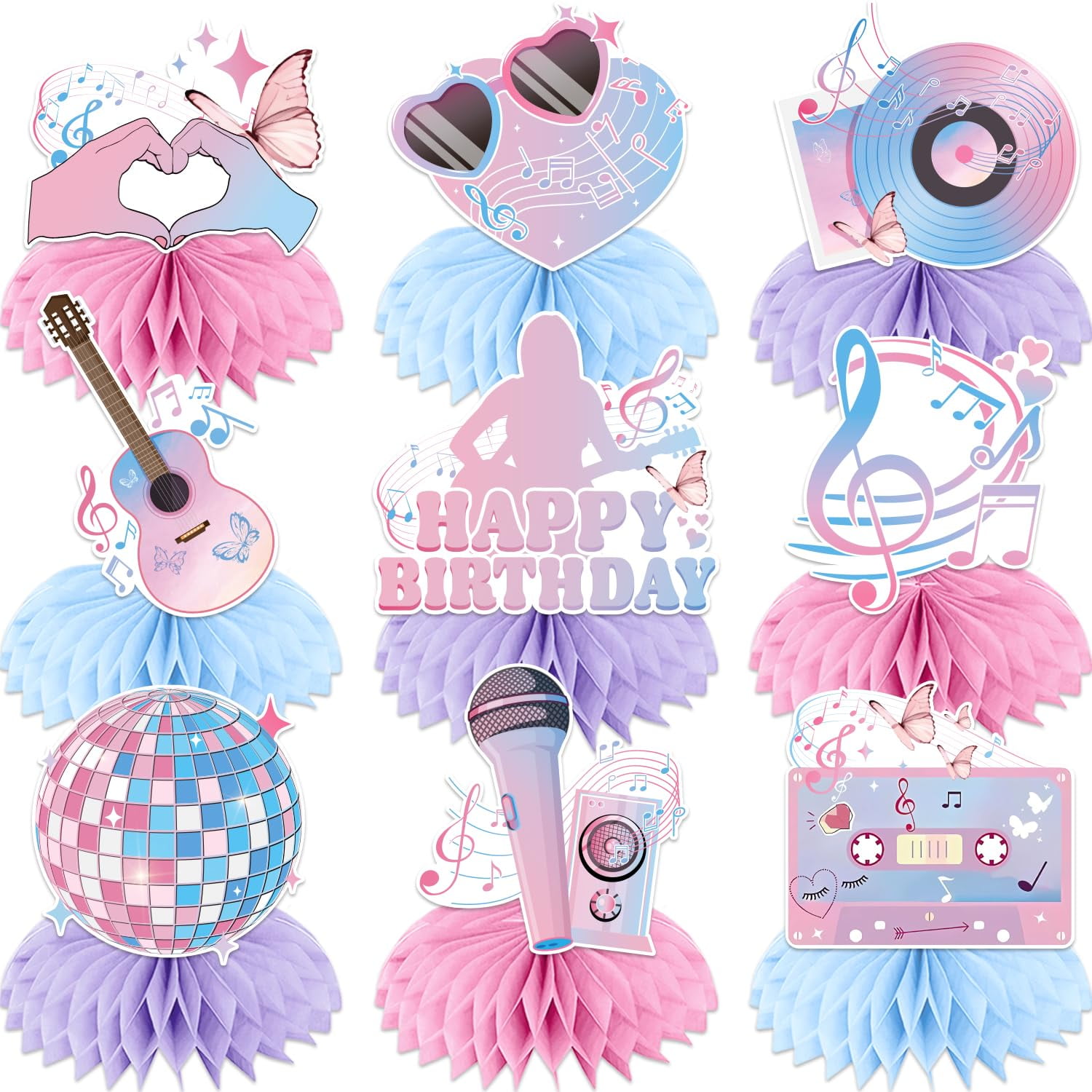 AMFEOV Birthday Party Decorations Party Supplies, Girl Birthday ...