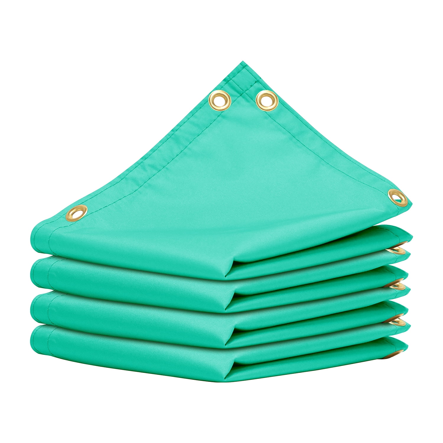 AMGO 6' x 21' Turquoise Custom Size Waterproof Shade Cloth with ...