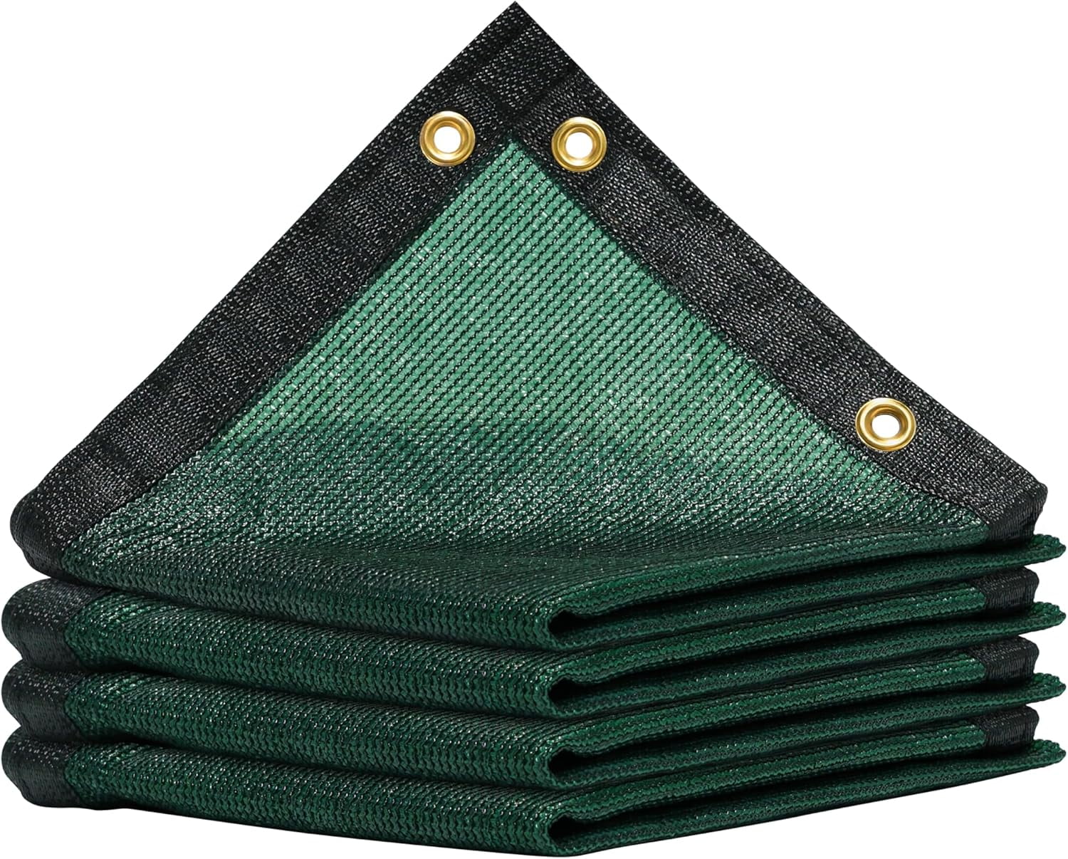 AMGO 7' x 8' Green Custom Size Shade Cloth with Grommets - 90% Sunblock, Durable Mesh Fabric ...