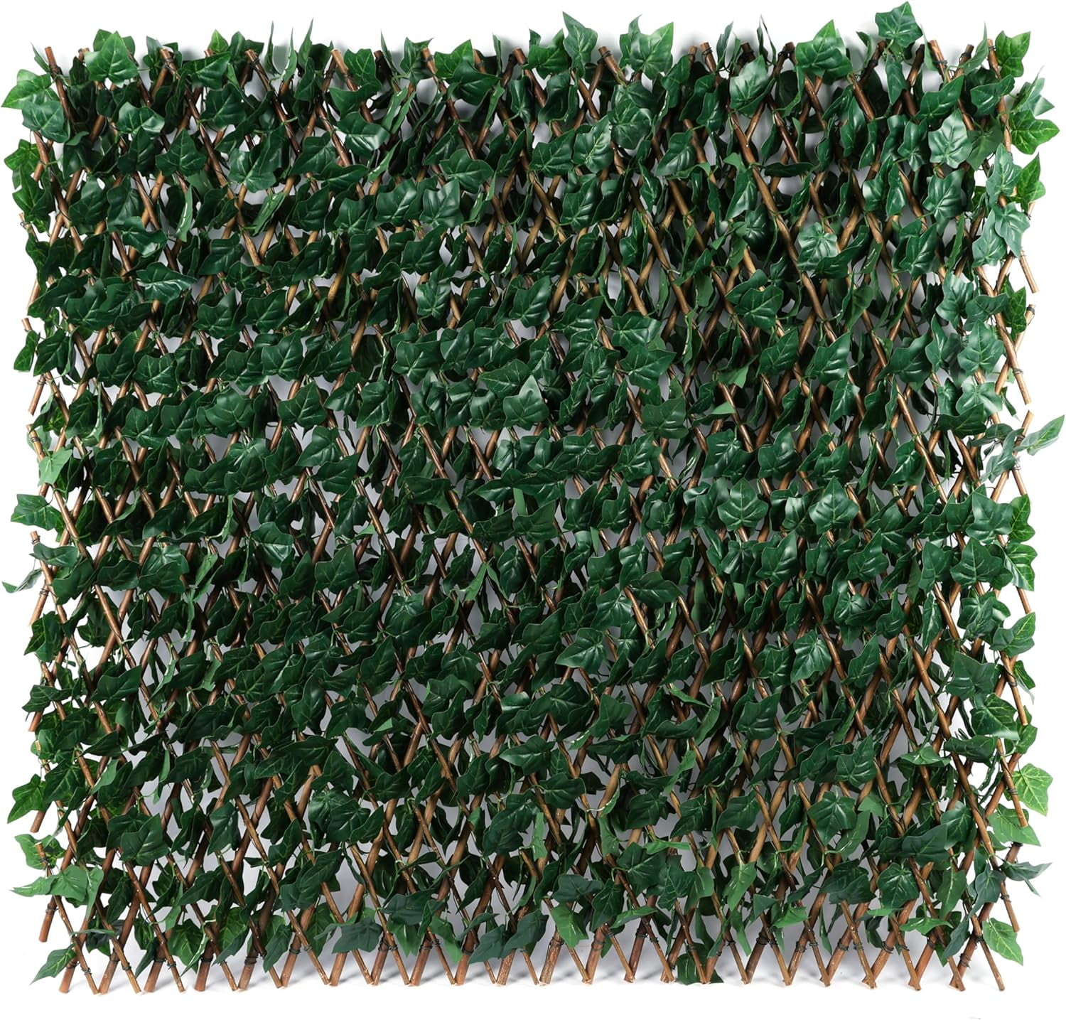 AMGO Artificial Ivy Expandable Fence Privacy Screen, Retractable Hedge ...